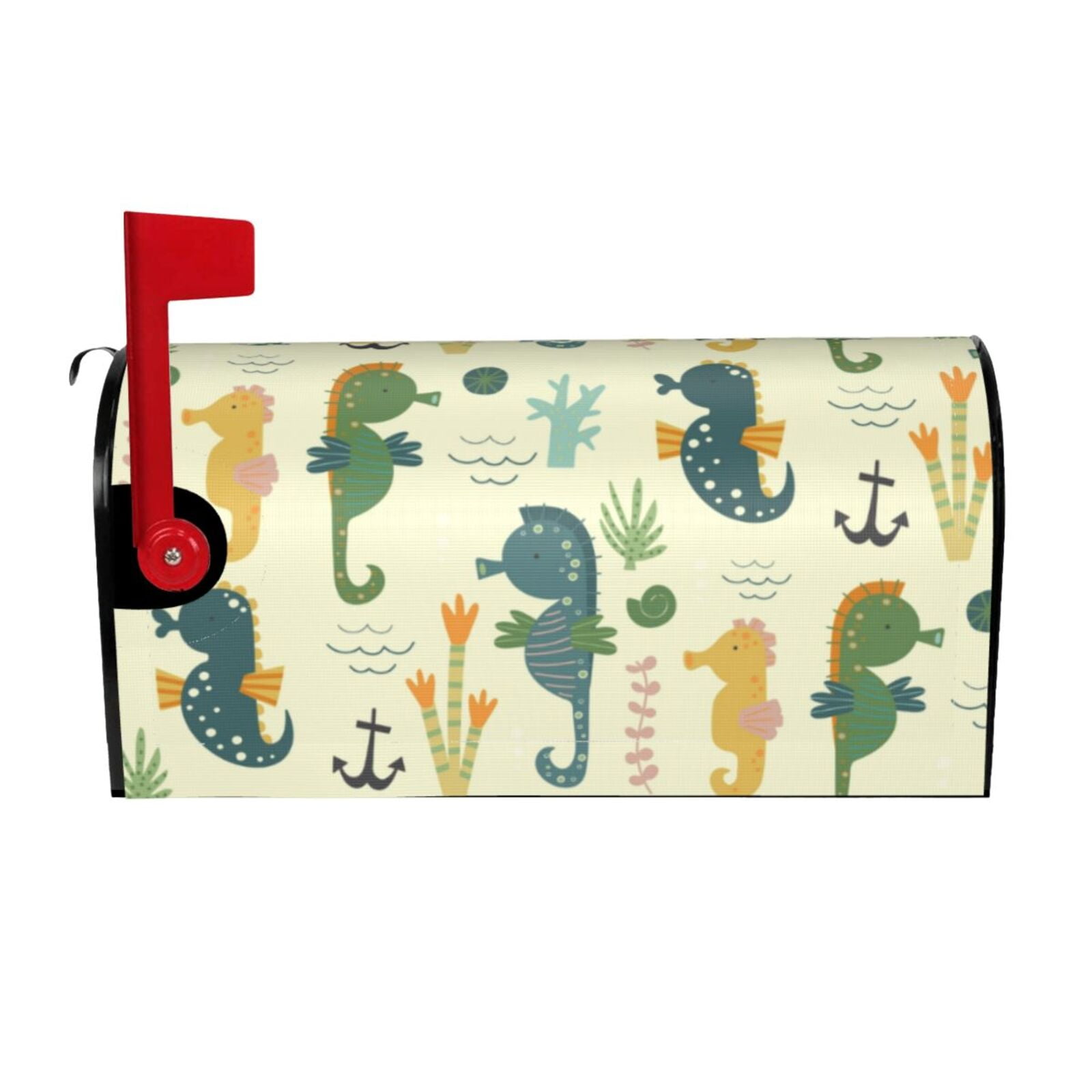 Xecao Seahorse for Mailbox Cover with Magnetic Strips, Waterproof and ...