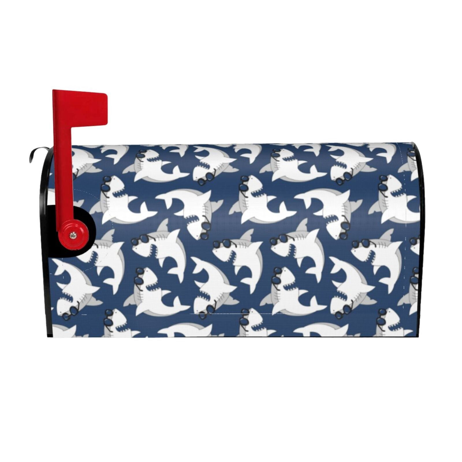 Xecao Shark for Mailbox Cover with Magnetic Strips, Waterproof and ...