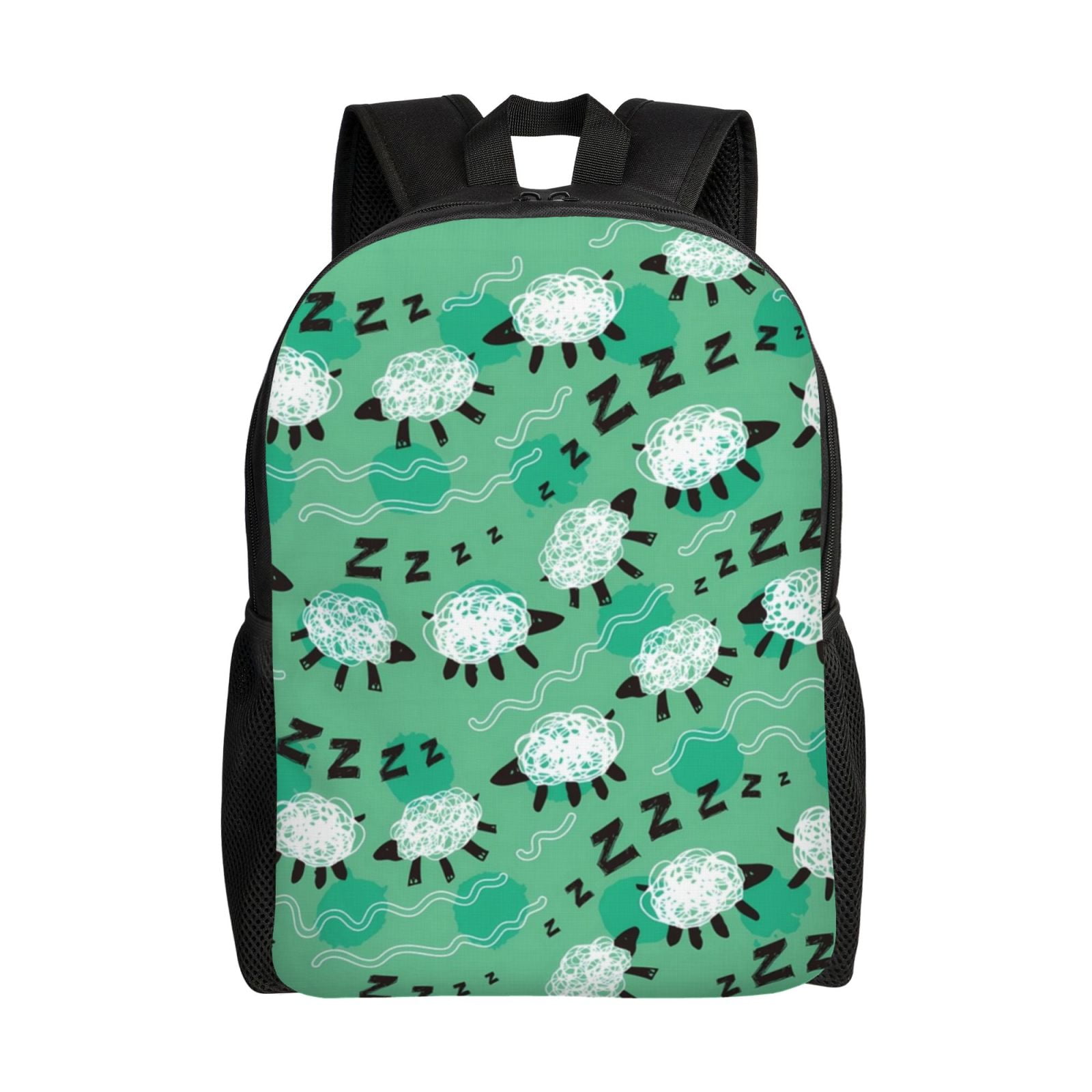 Xecao Sheep Zzz Print School Backpack with Laptop Compartment Small ...