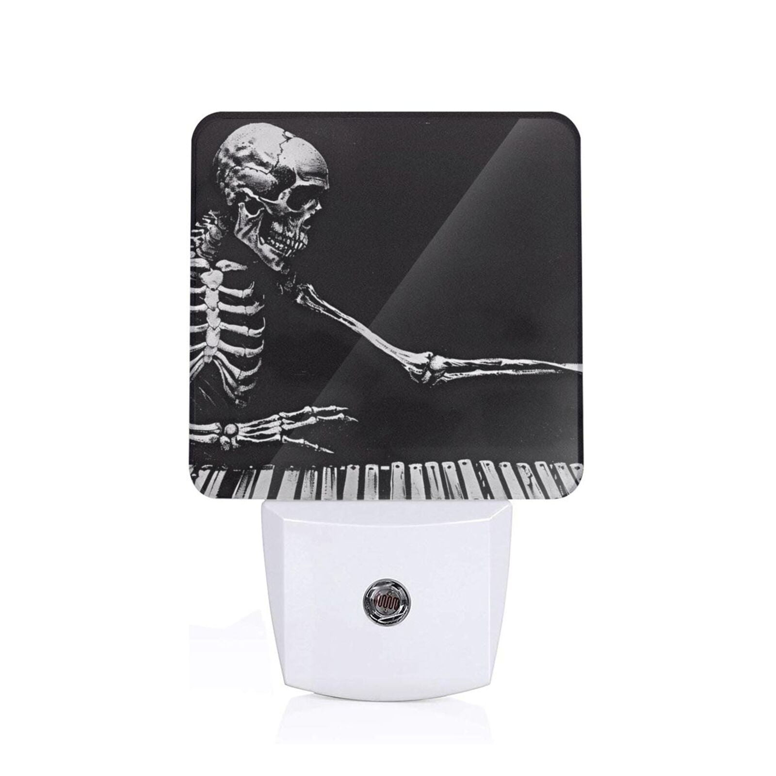 Xecao Skeleton Playing Xylophone for Night Light - a Wall-mounted LED ...