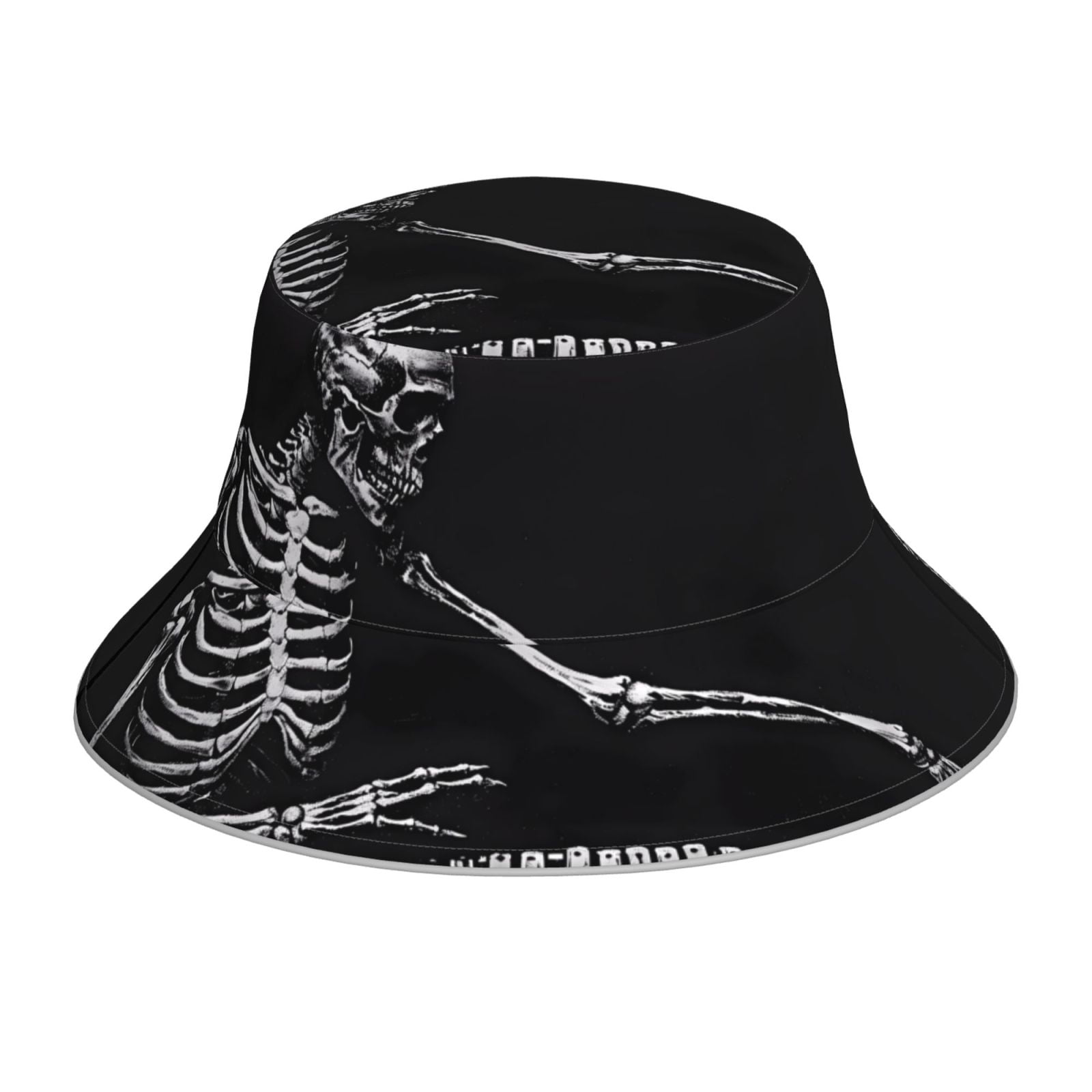 Xecao Skeleton Playing Xylophone Print Men and Women Night Reflective ...