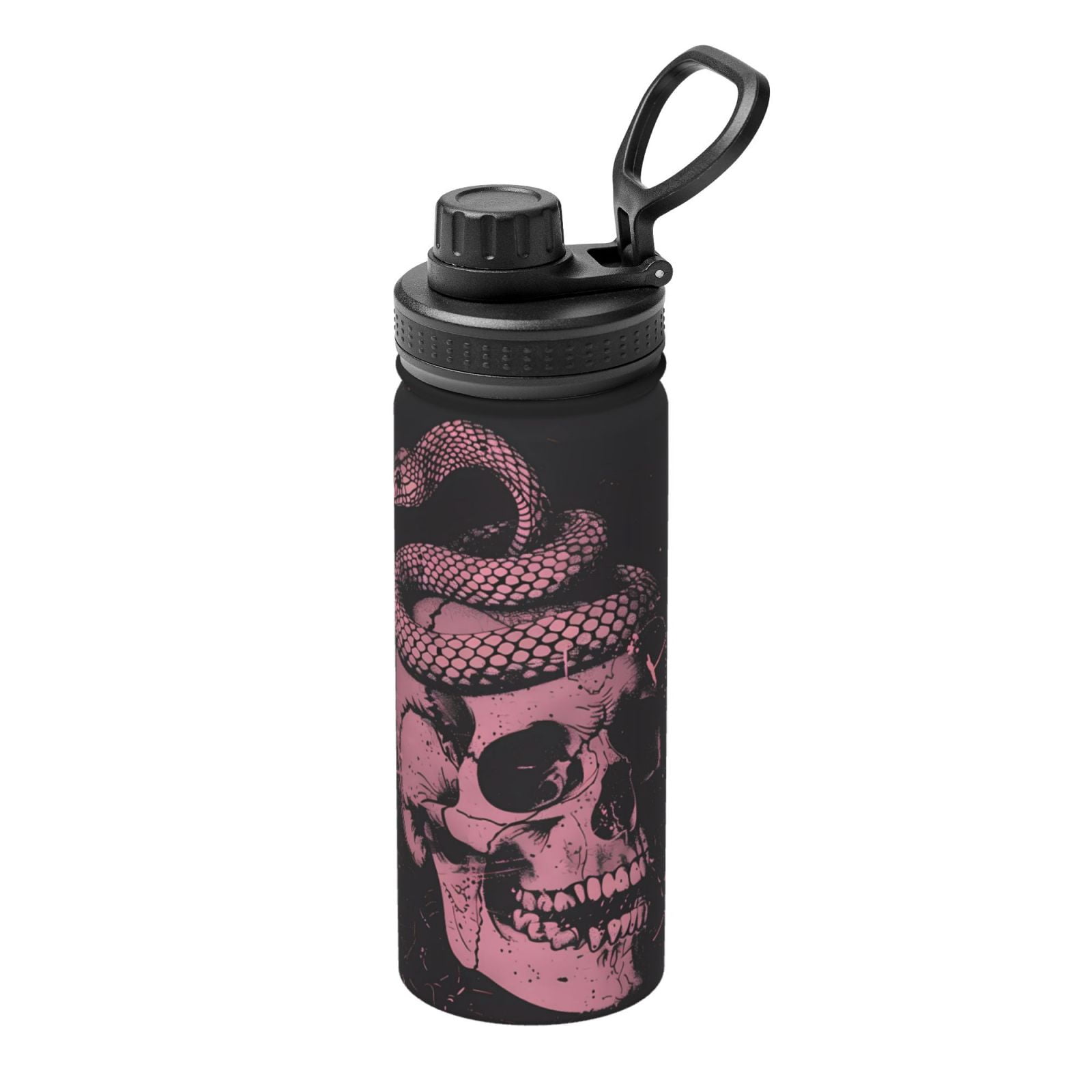 Xecao Skull and Snake Art for 18oz Sports Insulated Kettle Thermos ...