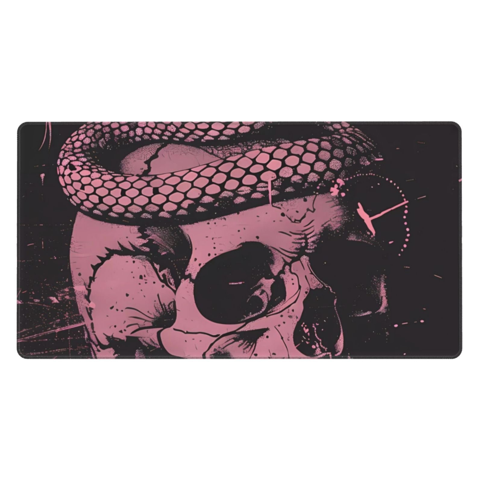 Xecao Skull and Snake Art for Waterproof Mouse Pad - Extended Contour ...