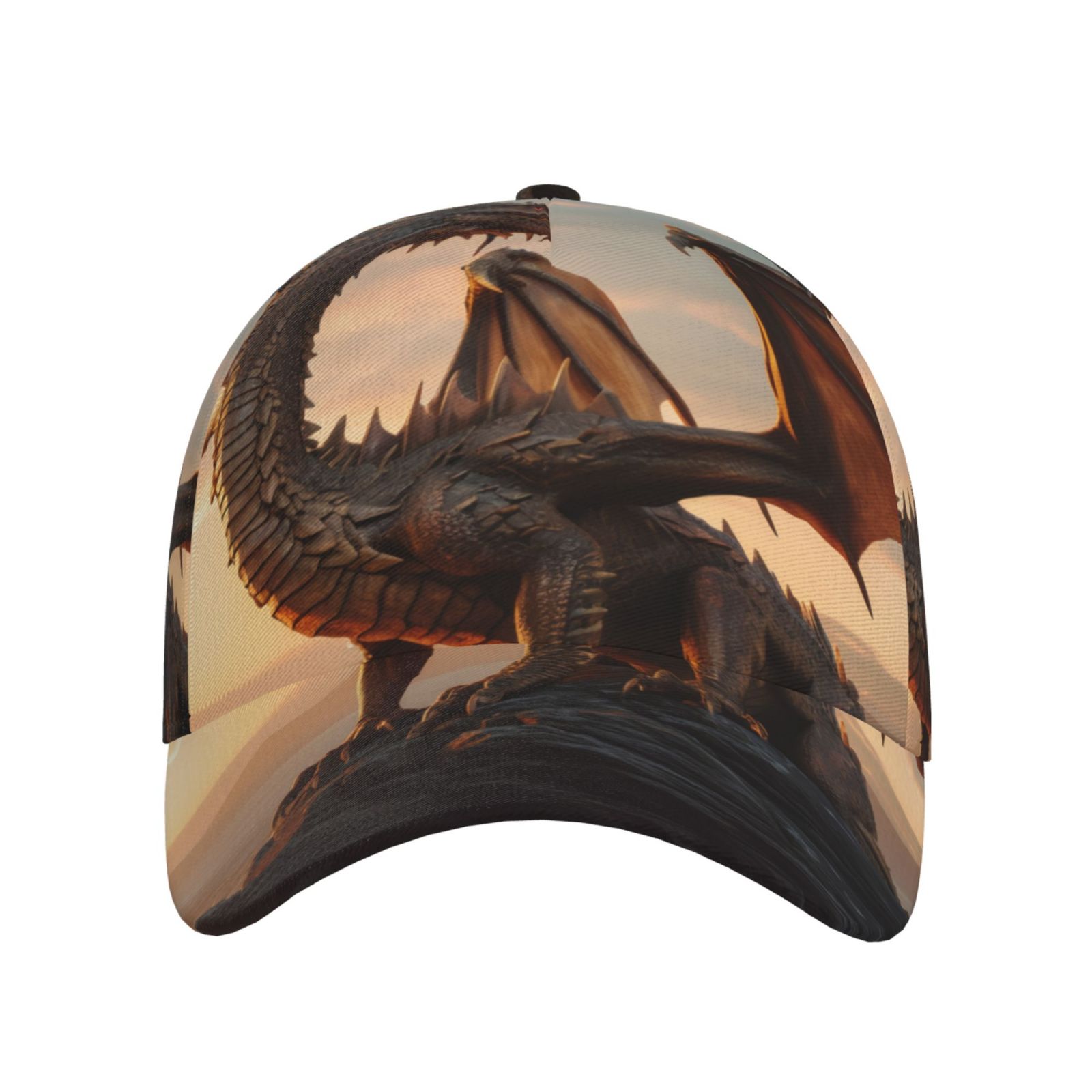 Xecao Sky Sunset Bronze Dragon for Baseball Cap: Unisex, crafted from ...