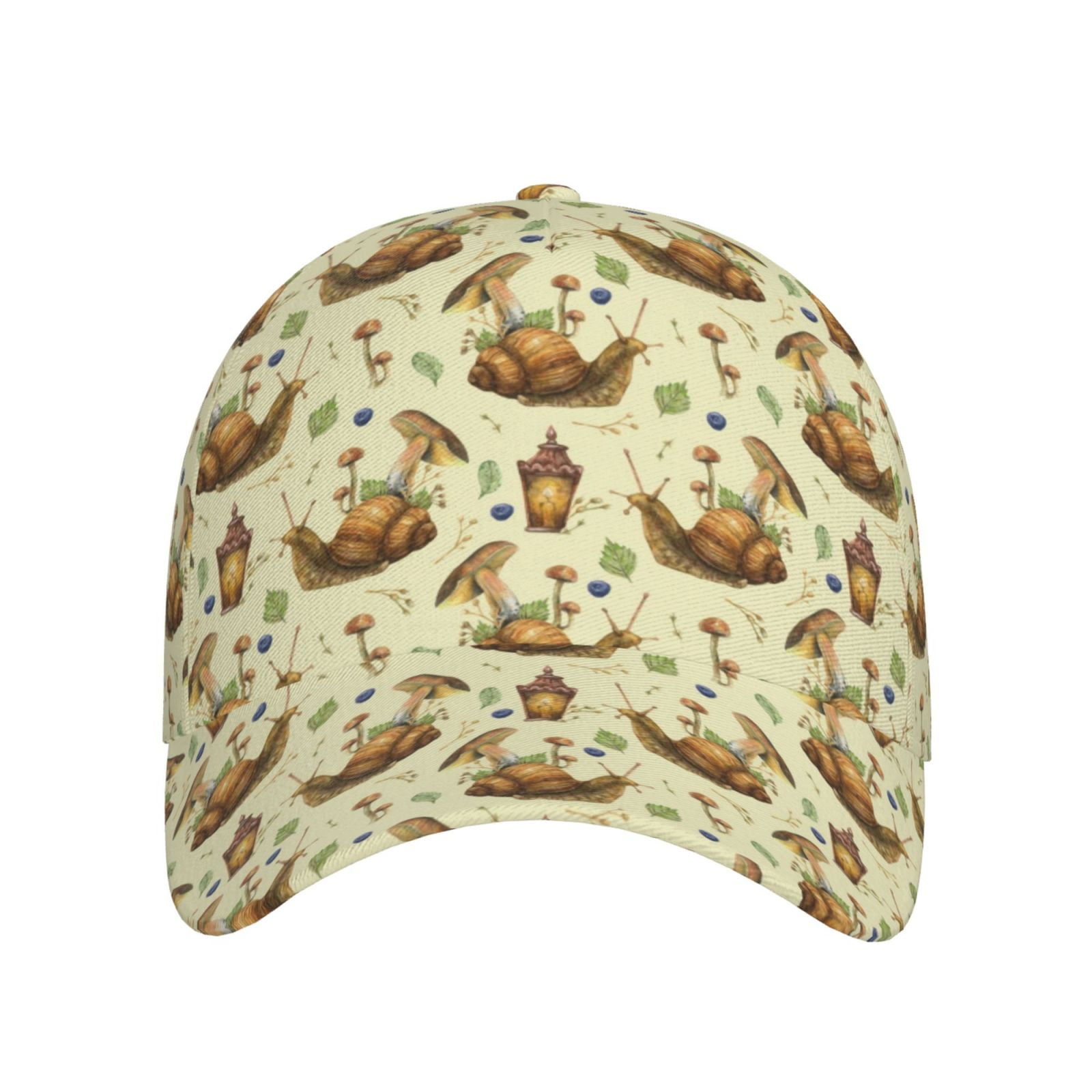 Xecao Snail With Mushrooms for Baseball Cap: Unisex, crafted from ...