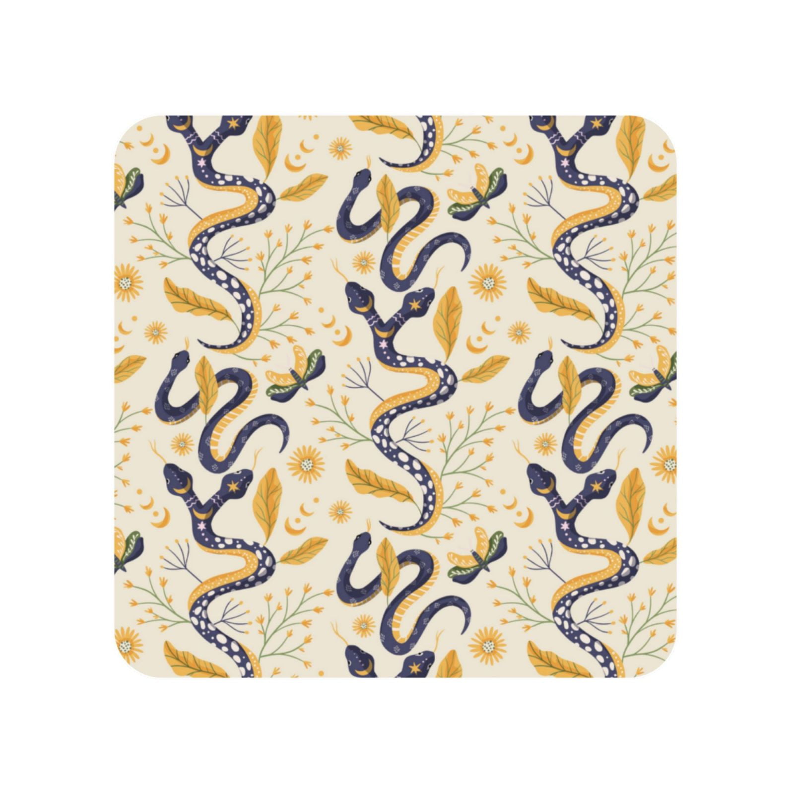Xecao Snake And Floral for Fridge Magnets - Fun Decorative Refrigerator ...
