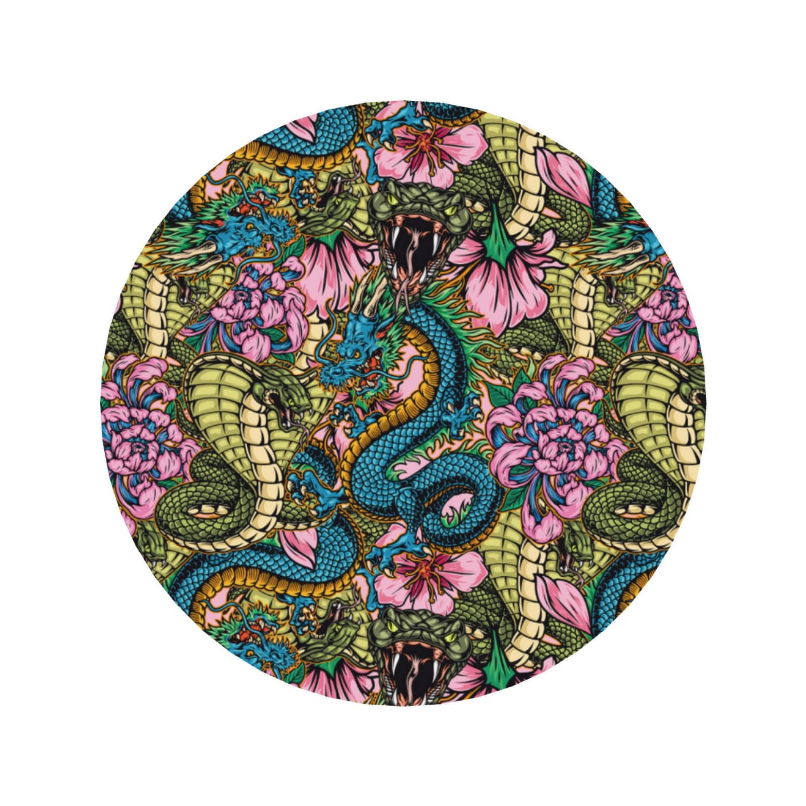 Xecao Snake And Flower for Fridge Magnets - Fun Decorative Refrigerator ...