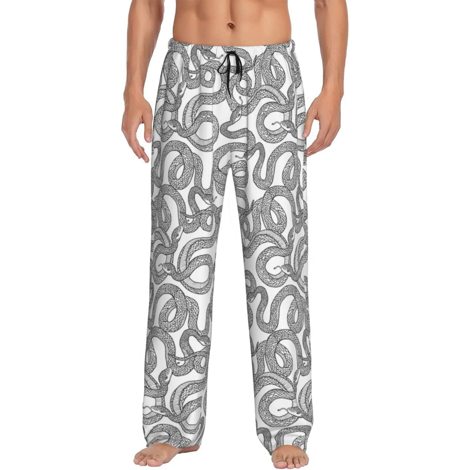 Xecao Snake Men's Straight Lounge Pajama Pants: The Ultimate in ...