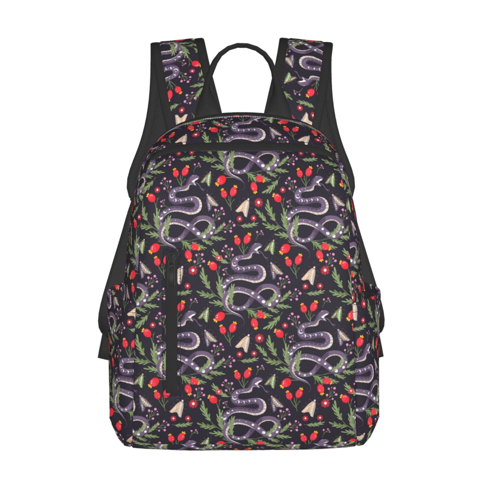 Xecao Snakes And Snake Fruit print Backpack For women men Aesthetic ...