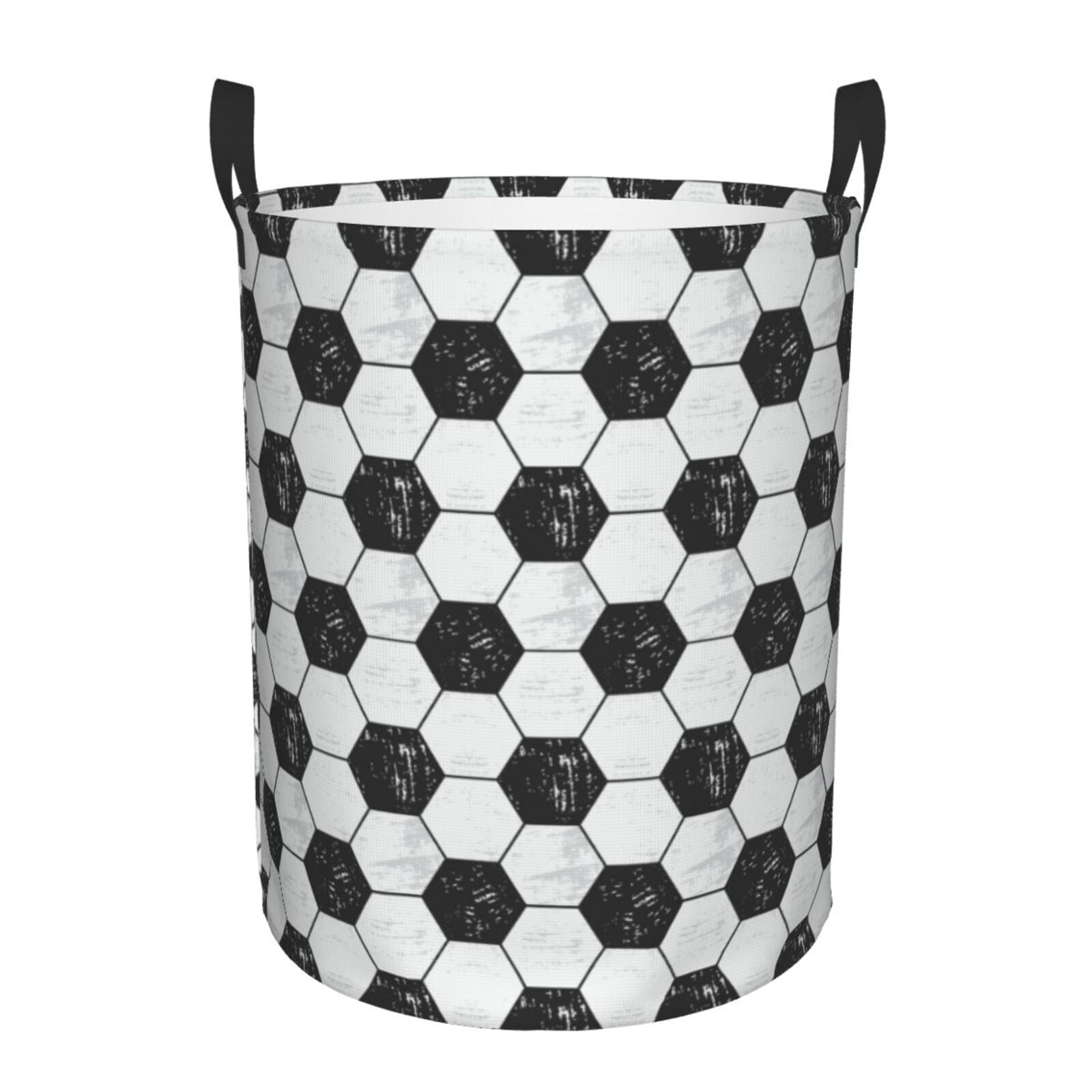 Xecao Soccer Print Laundry Hamper Basket,designed for Blanket Storage ...