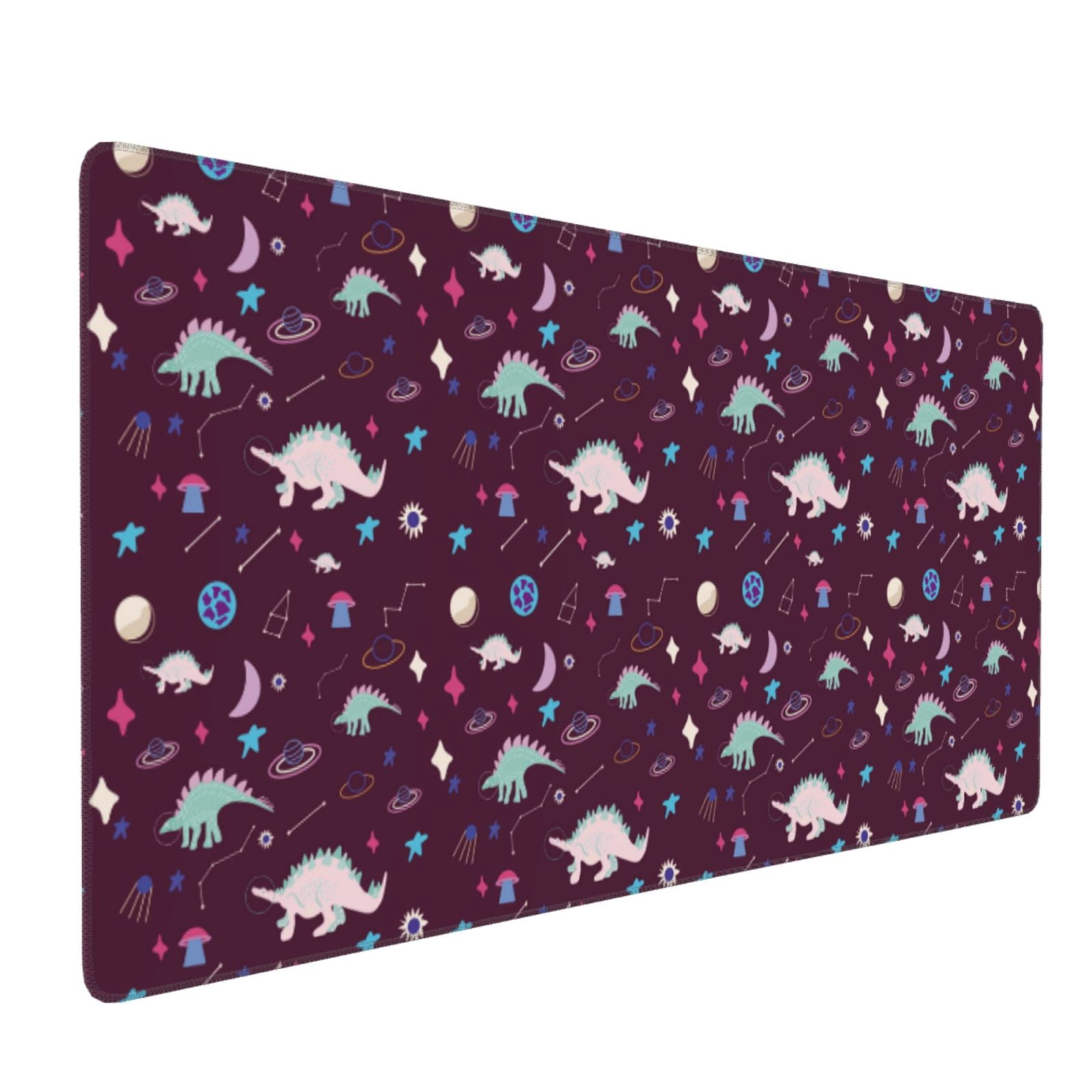 Xecao Space Dinosaur Print Large Mouse Pad, 16x35.5in Mousepad ...