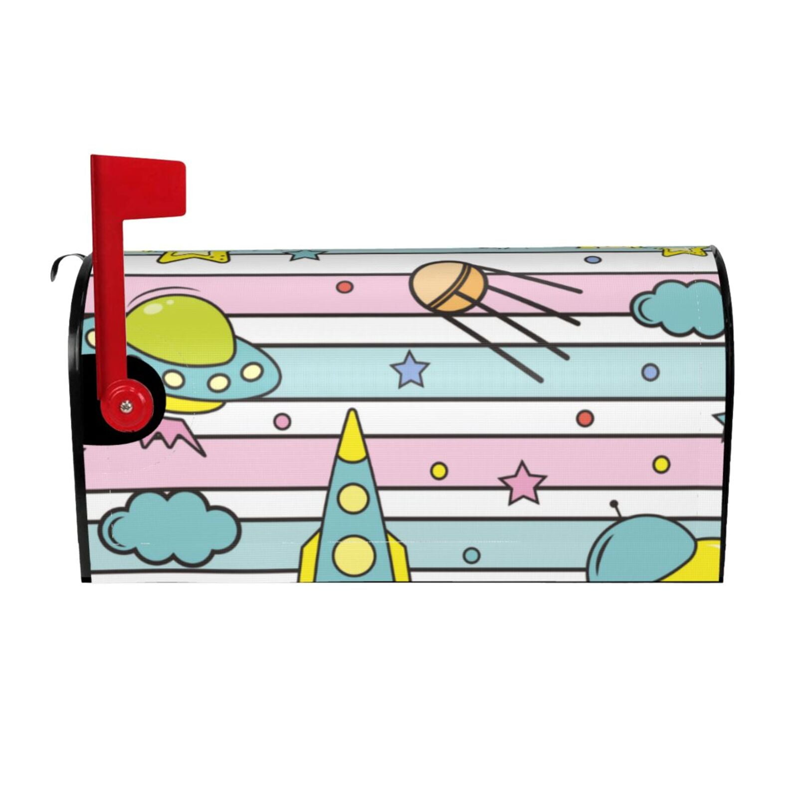 Xecao Space Doodle for Mailbox Cover with Magnetic Strips, Waterproof ...