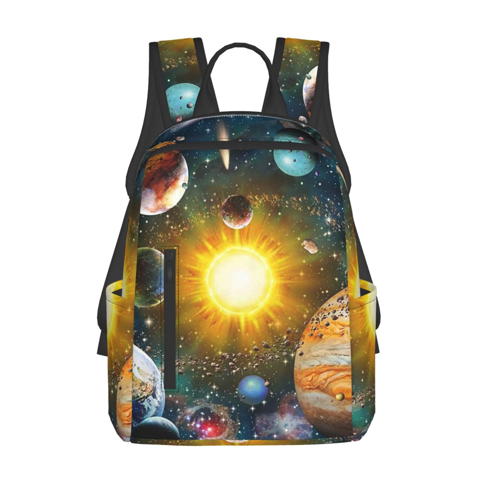 Xecao Space Planet print Backpack For women men Aesthetic Lightweight ...