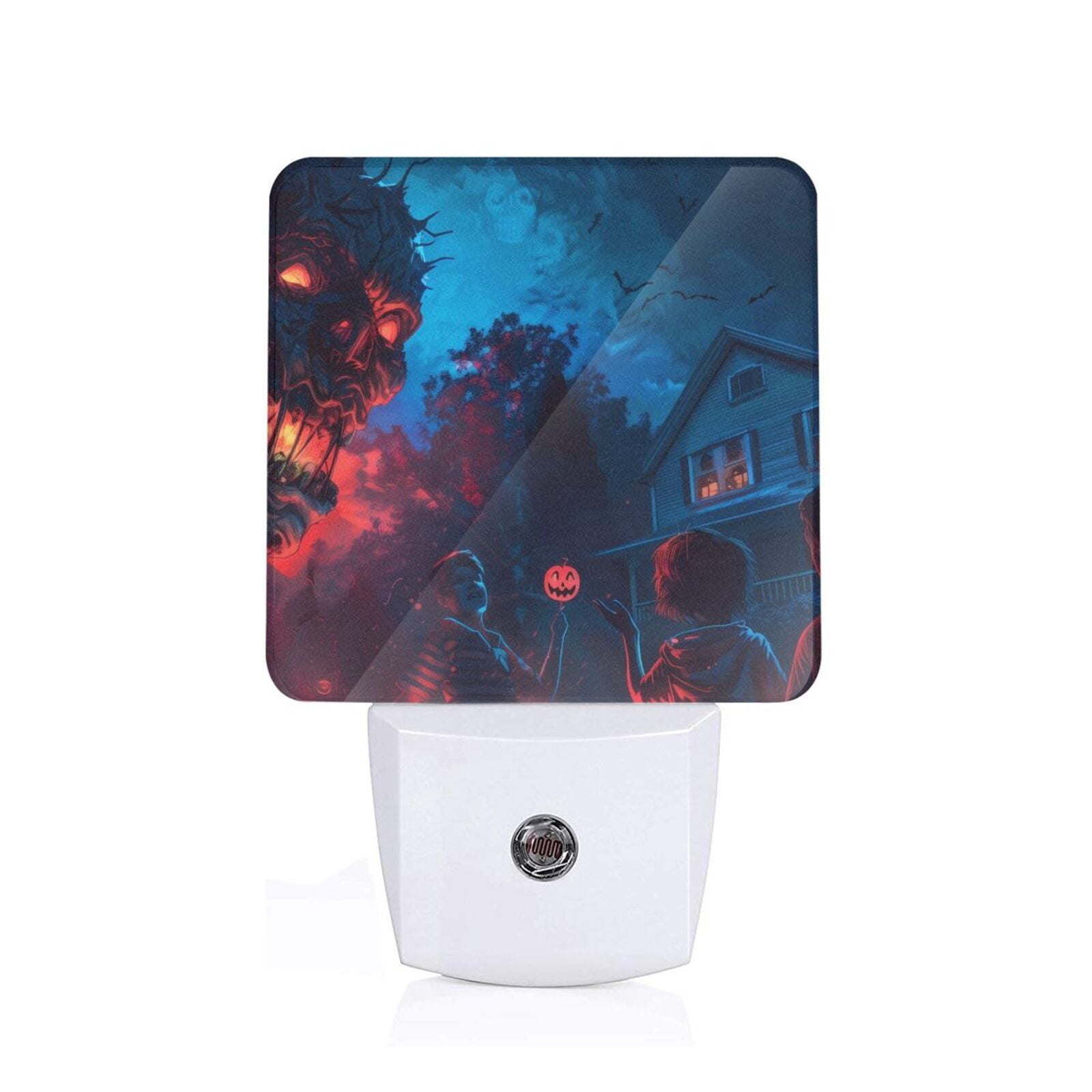Xecao Spooky Halloween Night Scene for Night Light - a Wall-mounted LED ...