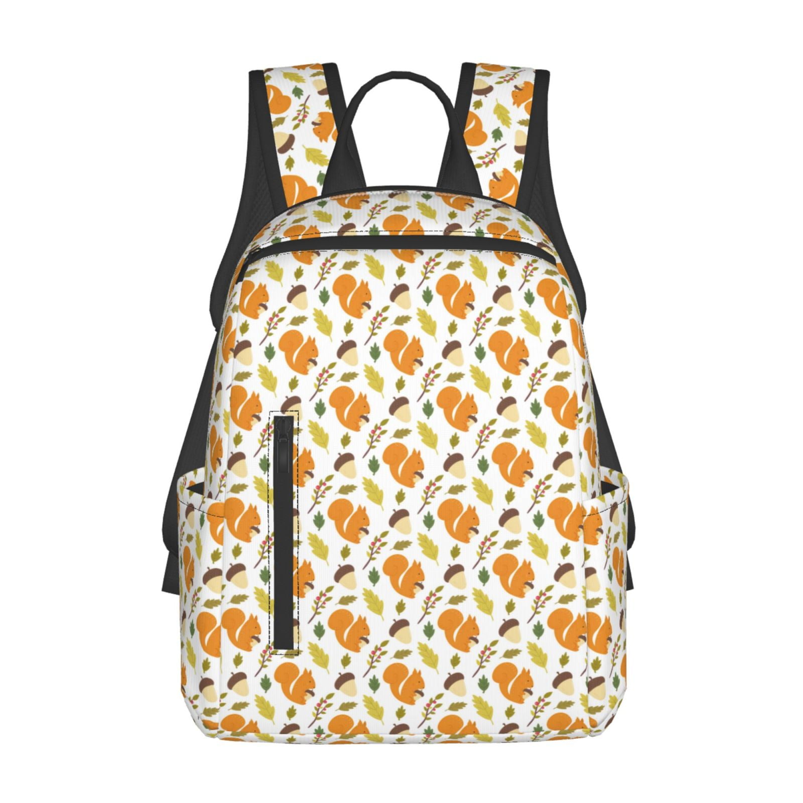 Xecao Squirrel Eating Nuts print Backpack For women men Aesthetic ...