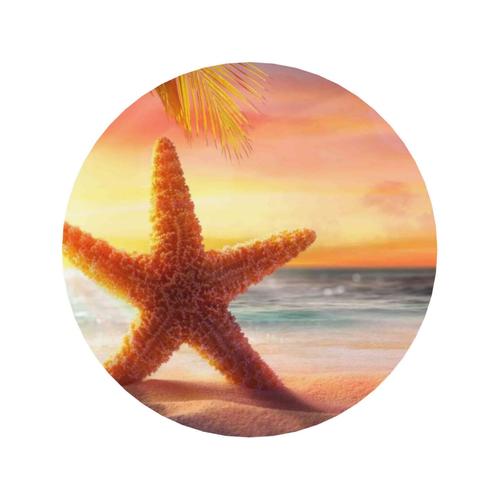 Xecao Starfish Sunset Sea Beach for Fridge Magnets - Fun Decorative ...