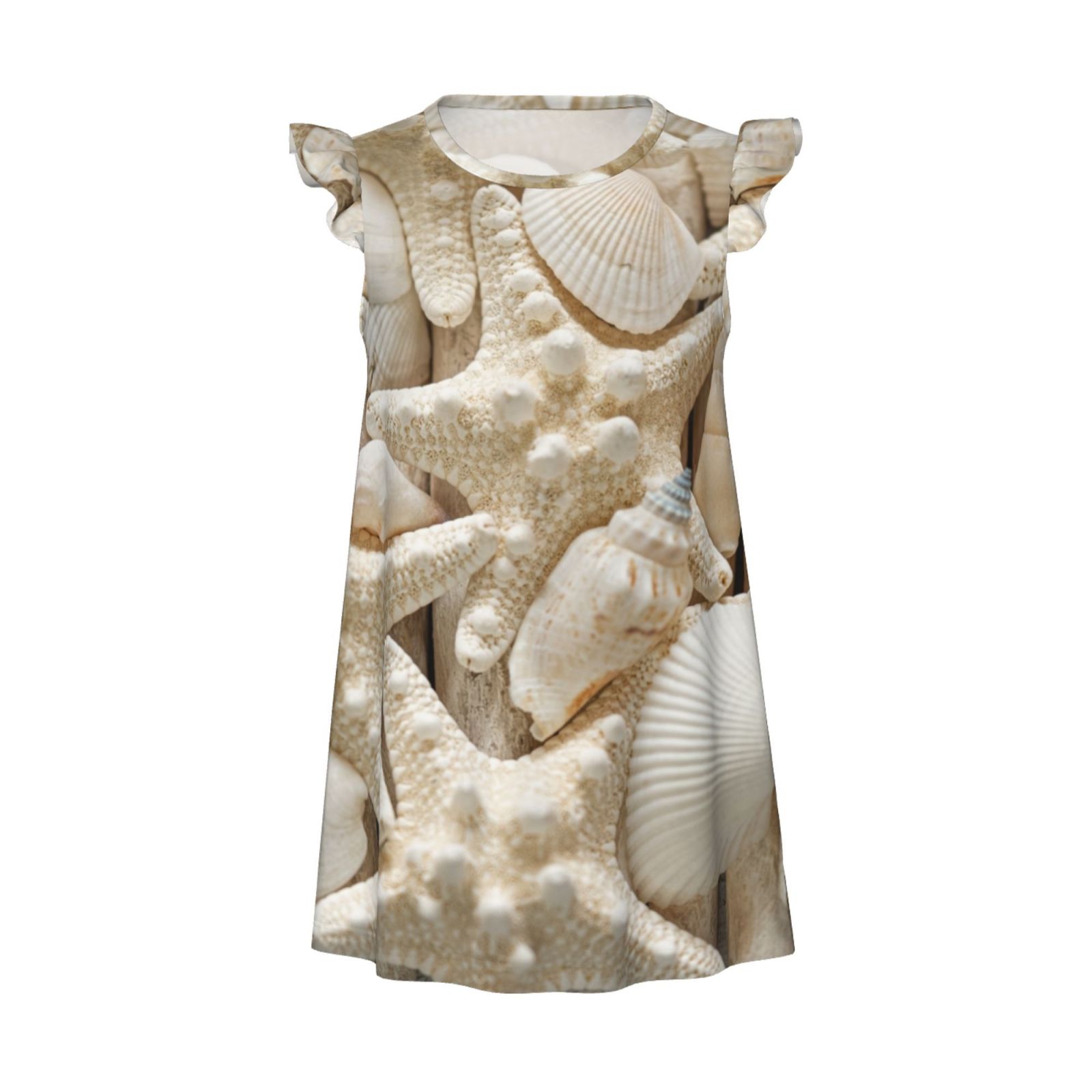 Xecao Starfish and Sea Shells Nightgowns for Girls: Elegant Princess ...