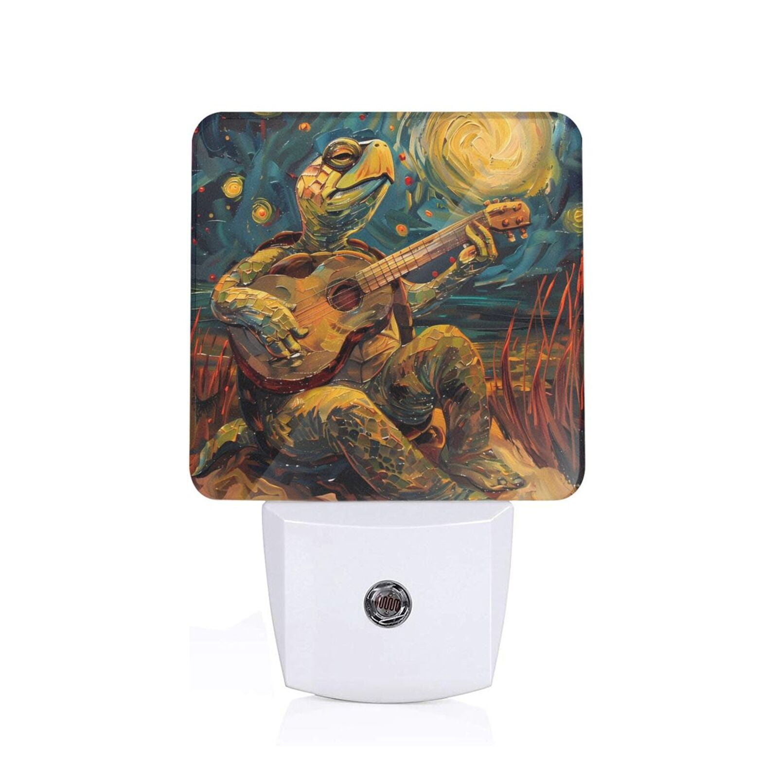 Xecao Starry Night Guitar Turtle for Night Light - a Wall-mounted LED ...