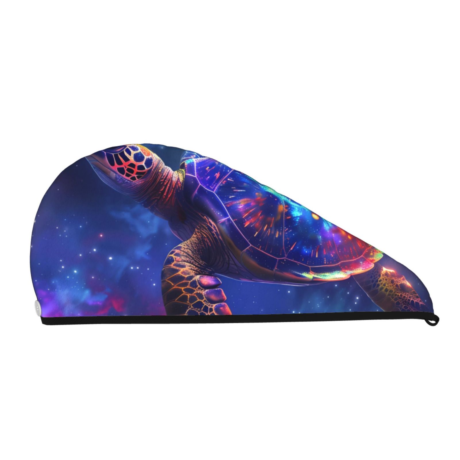 Xecao Starry Sky Turtle Print Hair Towel, Hair Turbans for Wet Hair ...