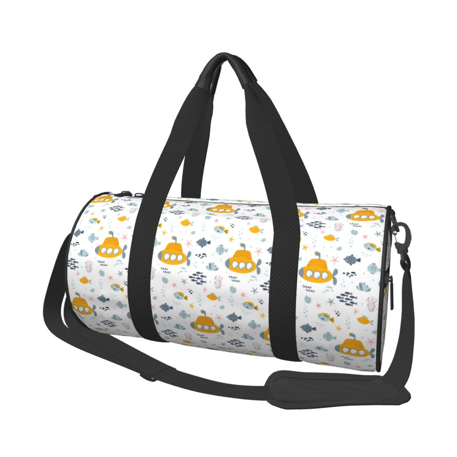 Xecao Submarine Ship Print Travel Duffle Bag, Bag Carry On Tote Bags ...