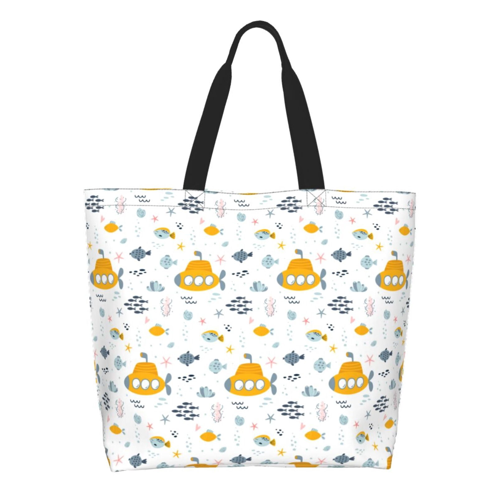 Xecao Submarine Ship for Tote Bag for Women, Tote Shoulder Bag with a ...