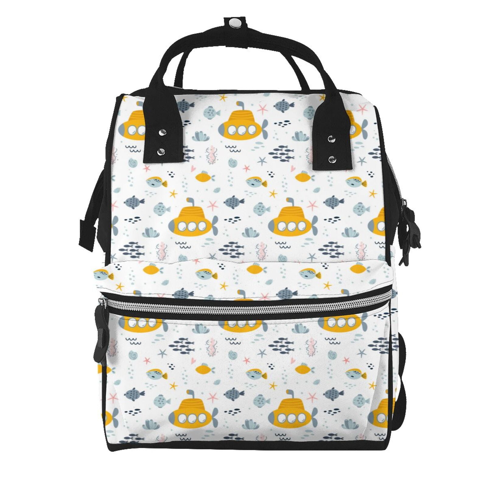 Xecao Submarine Ship print Large Capacity Nappy Bag is a multi ...