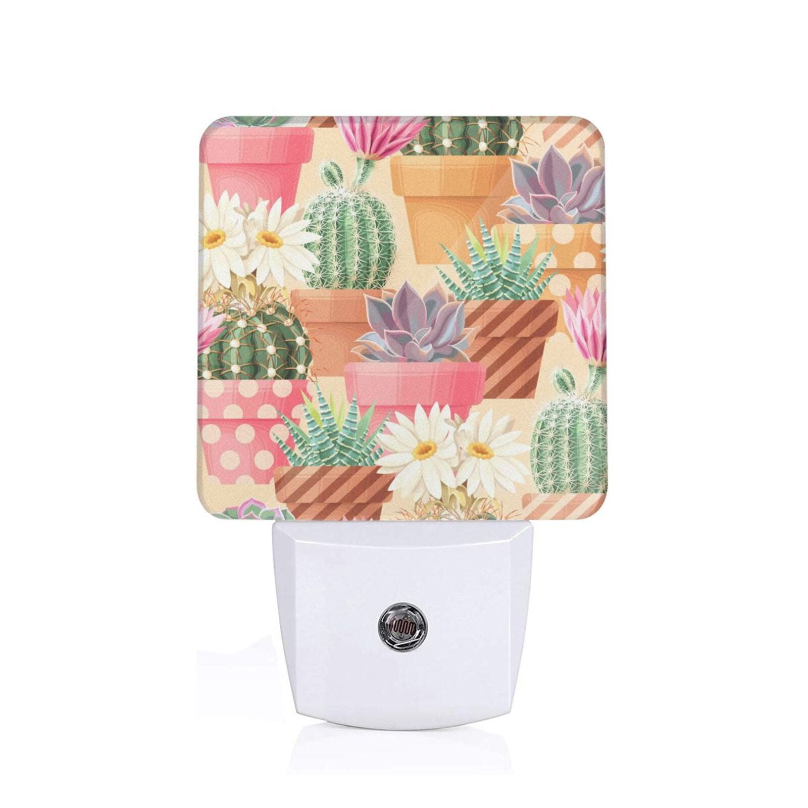Xecao Succulent And Cactus for Night Light - a Wall-mounted LED Fixture ...