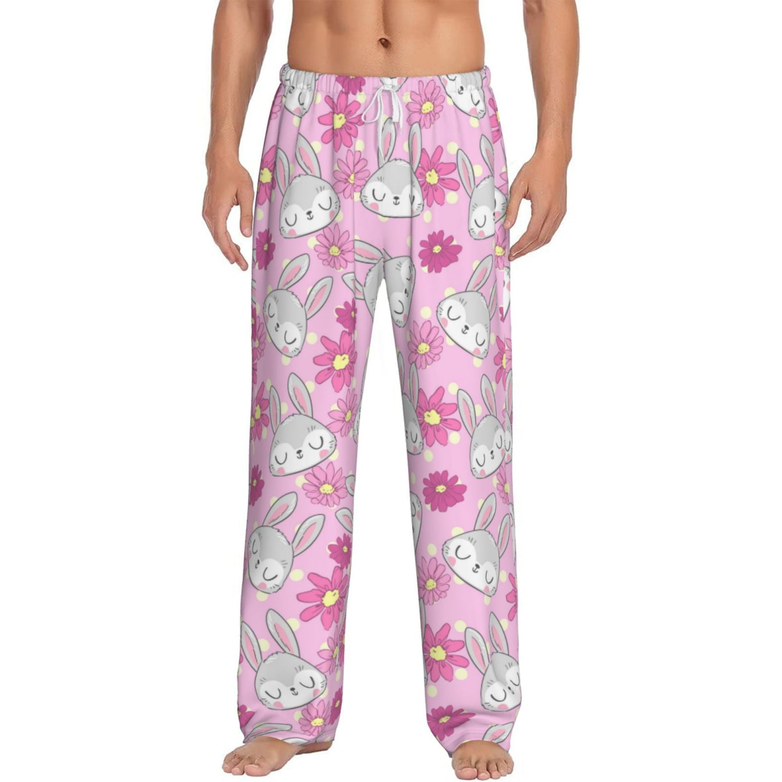 Xecao Sunflower Rabbit Men's Straight Lounge Pajama Pants: The Ultimate ...