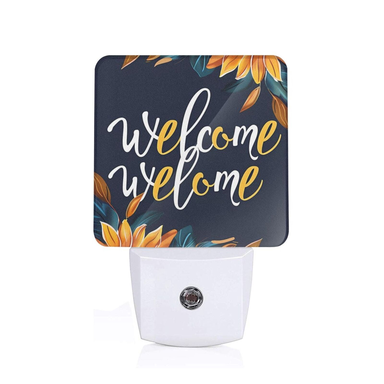 Xecao Sunflower Welcome A for Night Light - a Wall-mounted LED Fixture ...