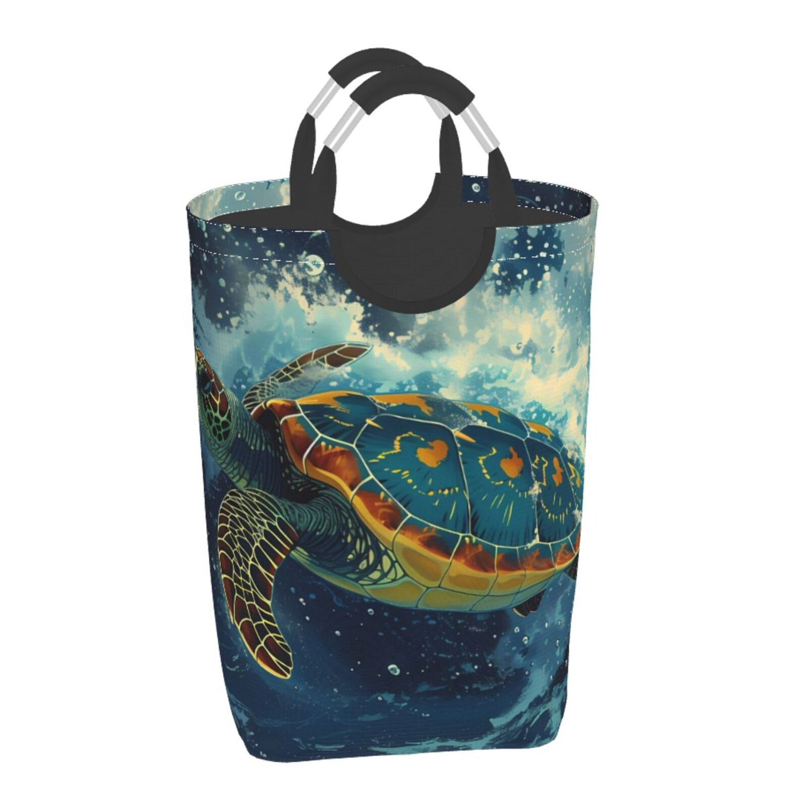 Xecao Surfing Turtle for Laundry Basket,Collapsible Large Laundry ...