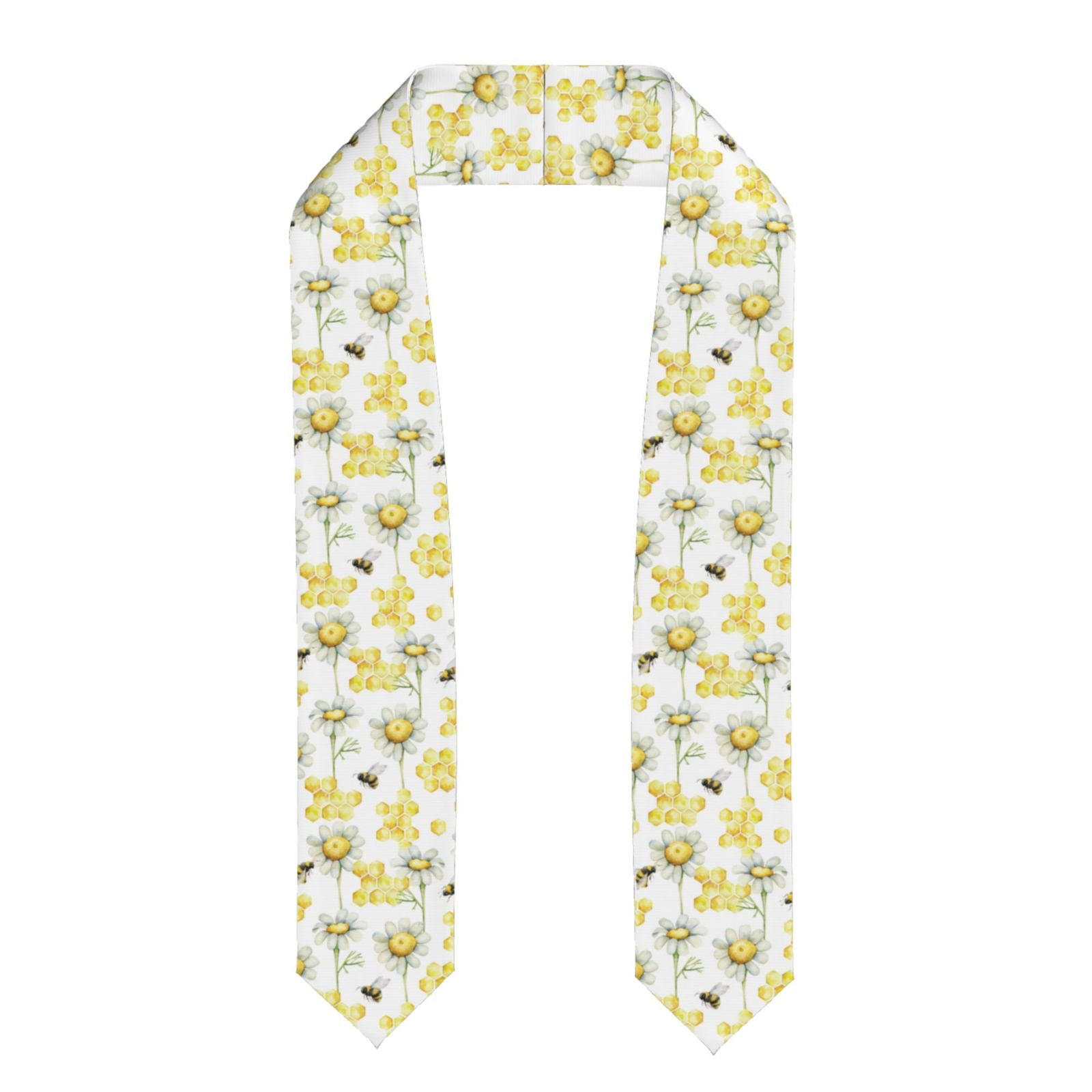 Xecao Sweet Honey Print Graduation Shawl Stole Honor Stole Adult 72 ...