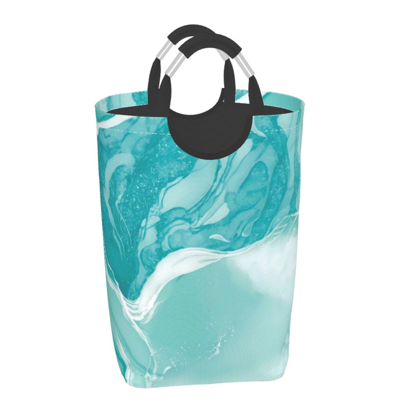 Xecao Teal Turquoise 1 for Laundry Basket,Collapsible Large Laundry ...