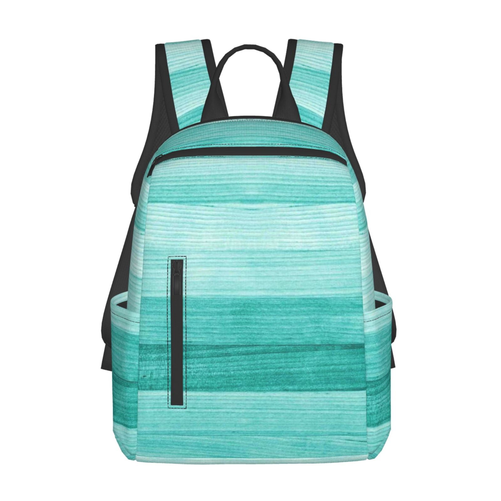 Xecao Teal Turquoise print Backpack For women men Aesthetic Lightweight ...