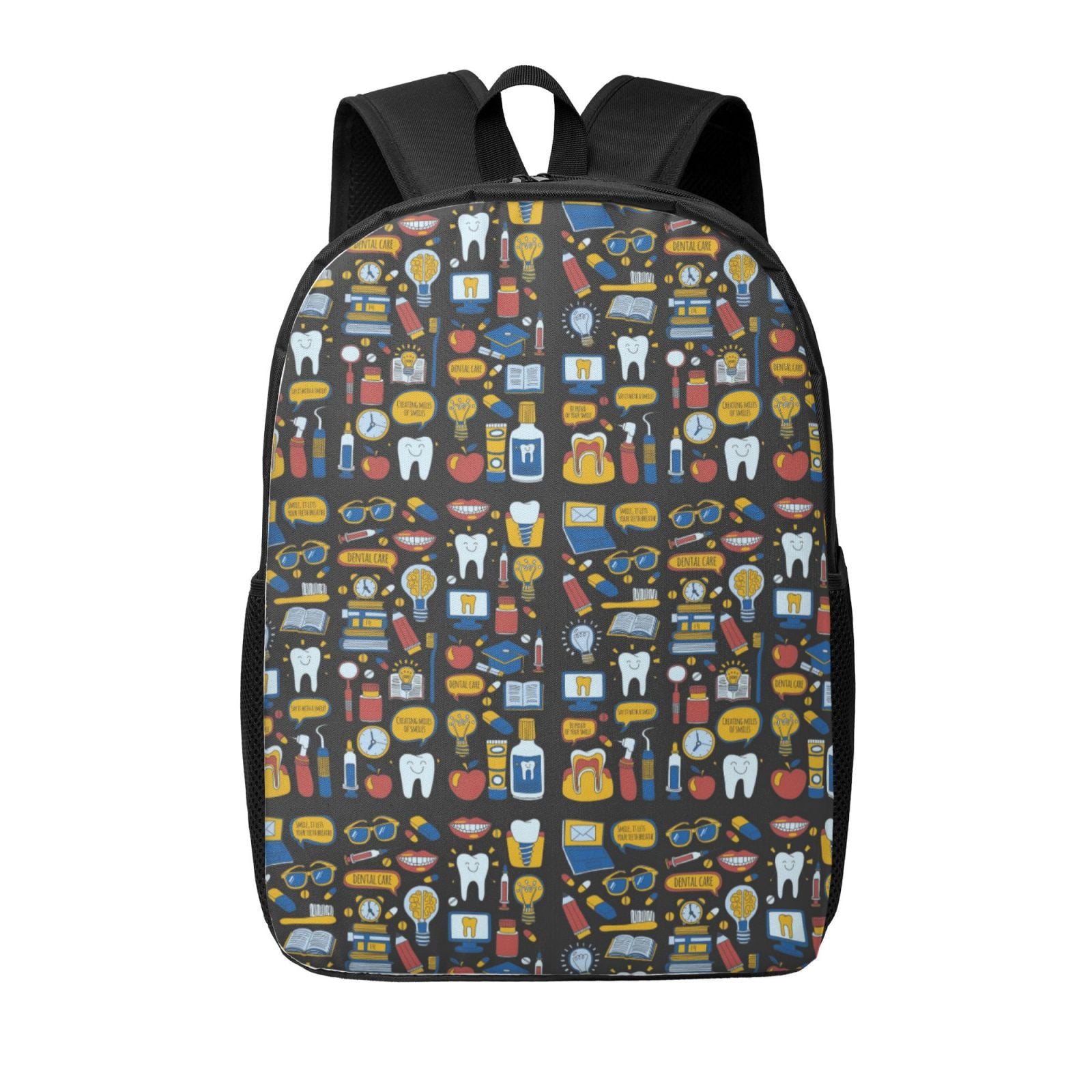 Xecao Teeth print Travel Backpack, Large Computer Backpack for Men ...
