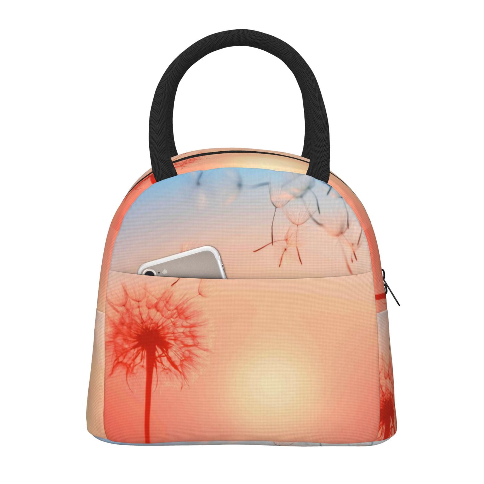 Xecao The Sunset of Dandelion Lunch Bag , an insulated, reusable tote ...