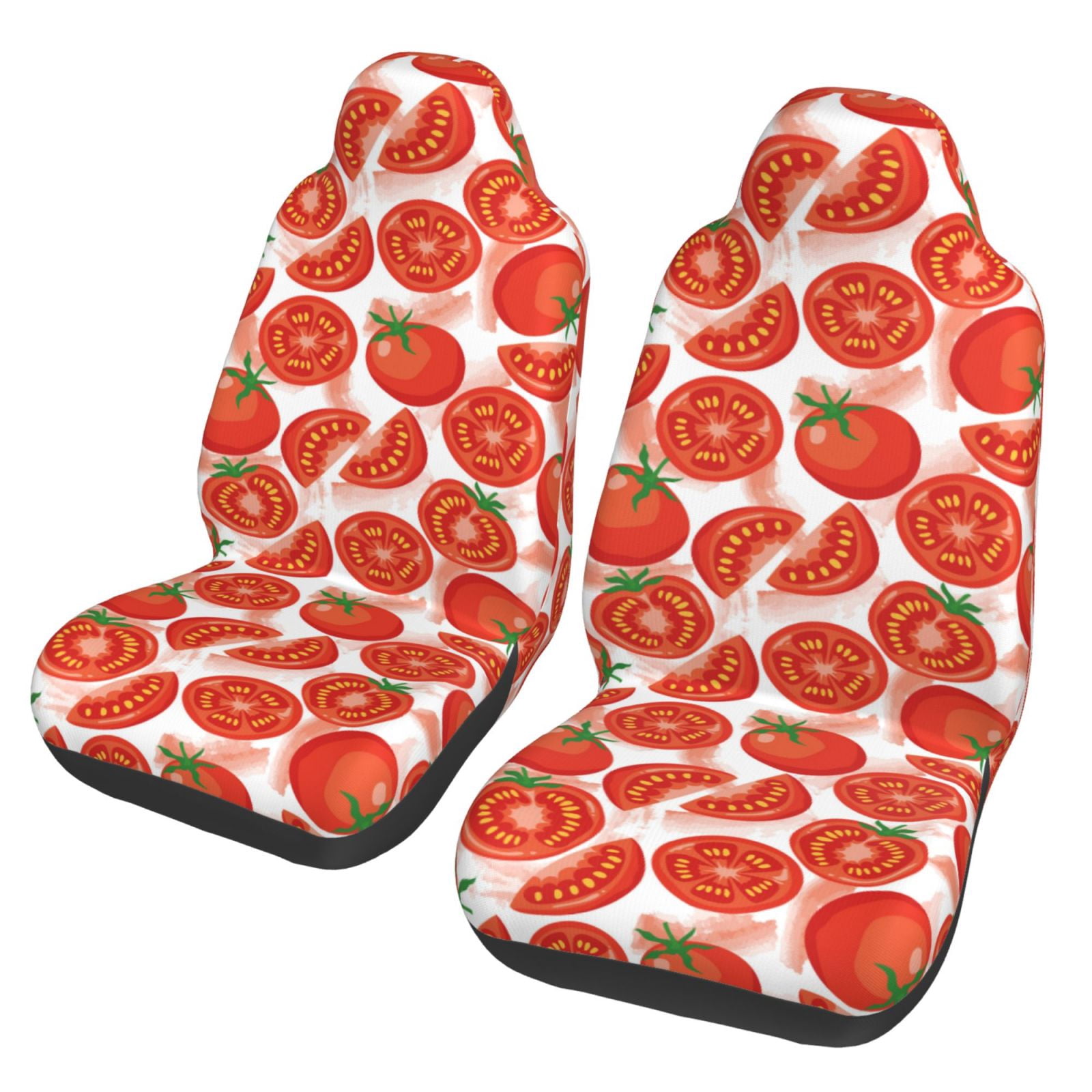 Xecao Tomatoes Print Car Seat Cover in That Fits Most Cars, Vans, SUVs ...