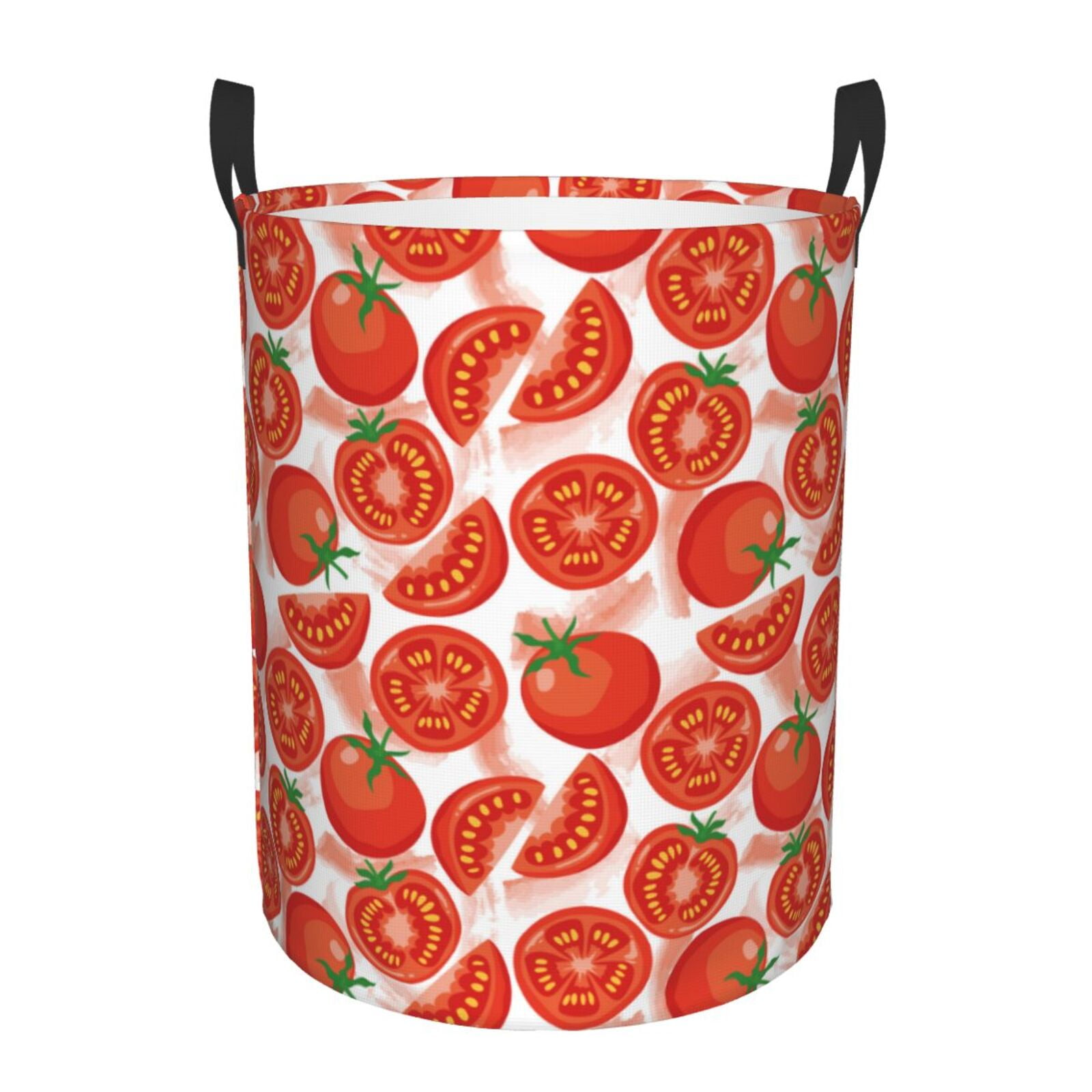 Xecao Tomatoes Print Laundry Hamper Basket,designed for Blanket Storage ...