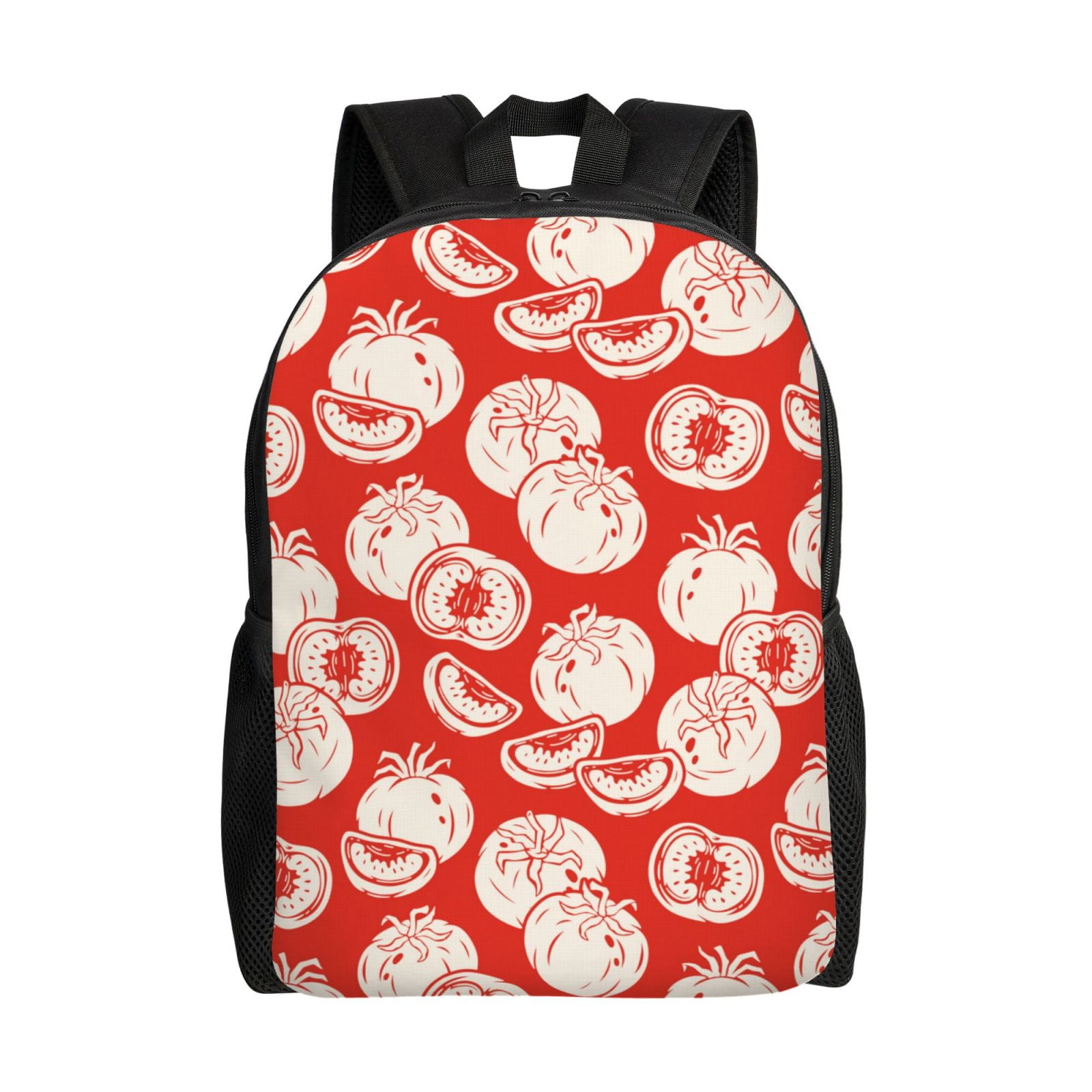 Xecao Tomatoes Print School Backpack with Laptop Compartment Small ...