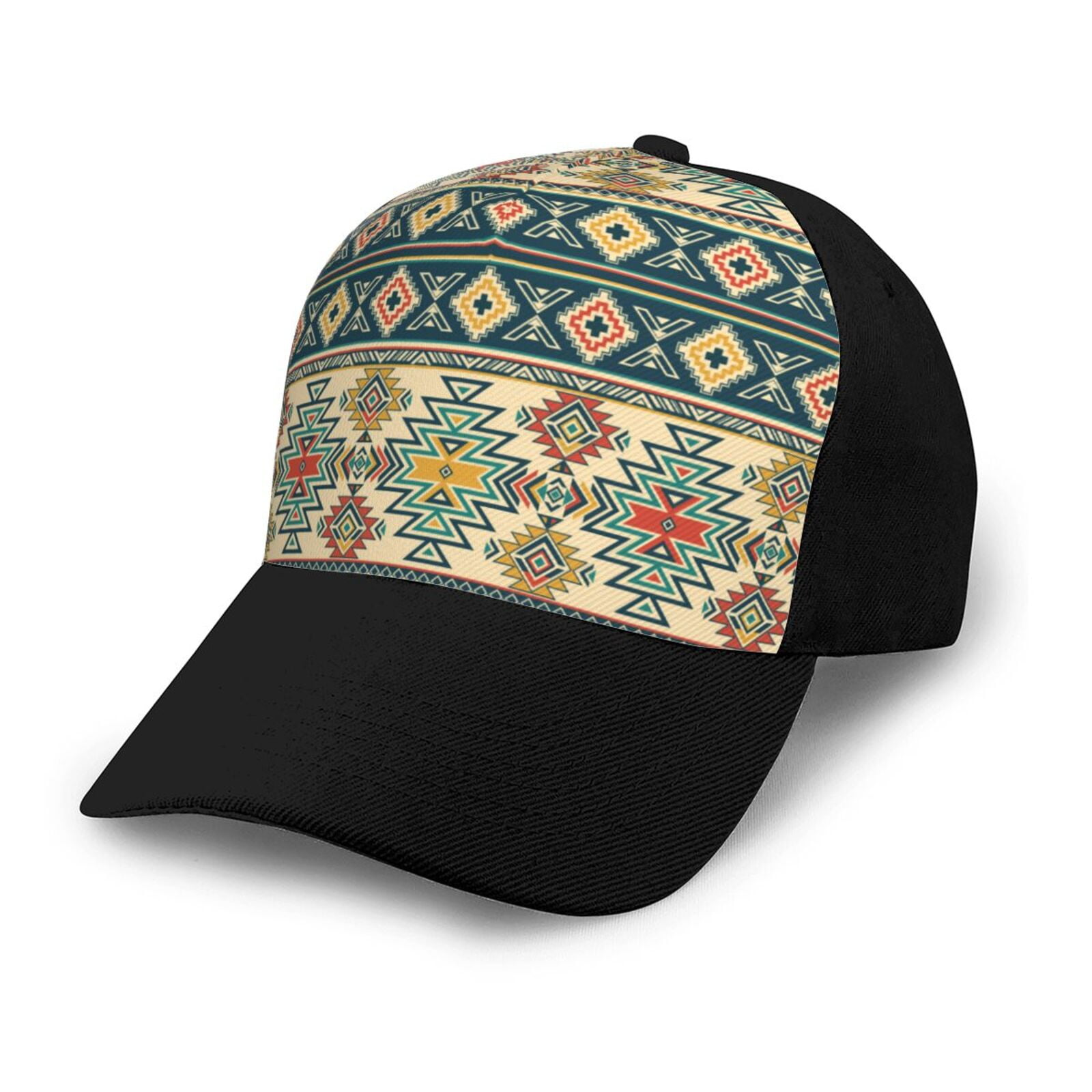 Xecao Traditional Tribal Aztec1 print unisex vintage washed baseball ...