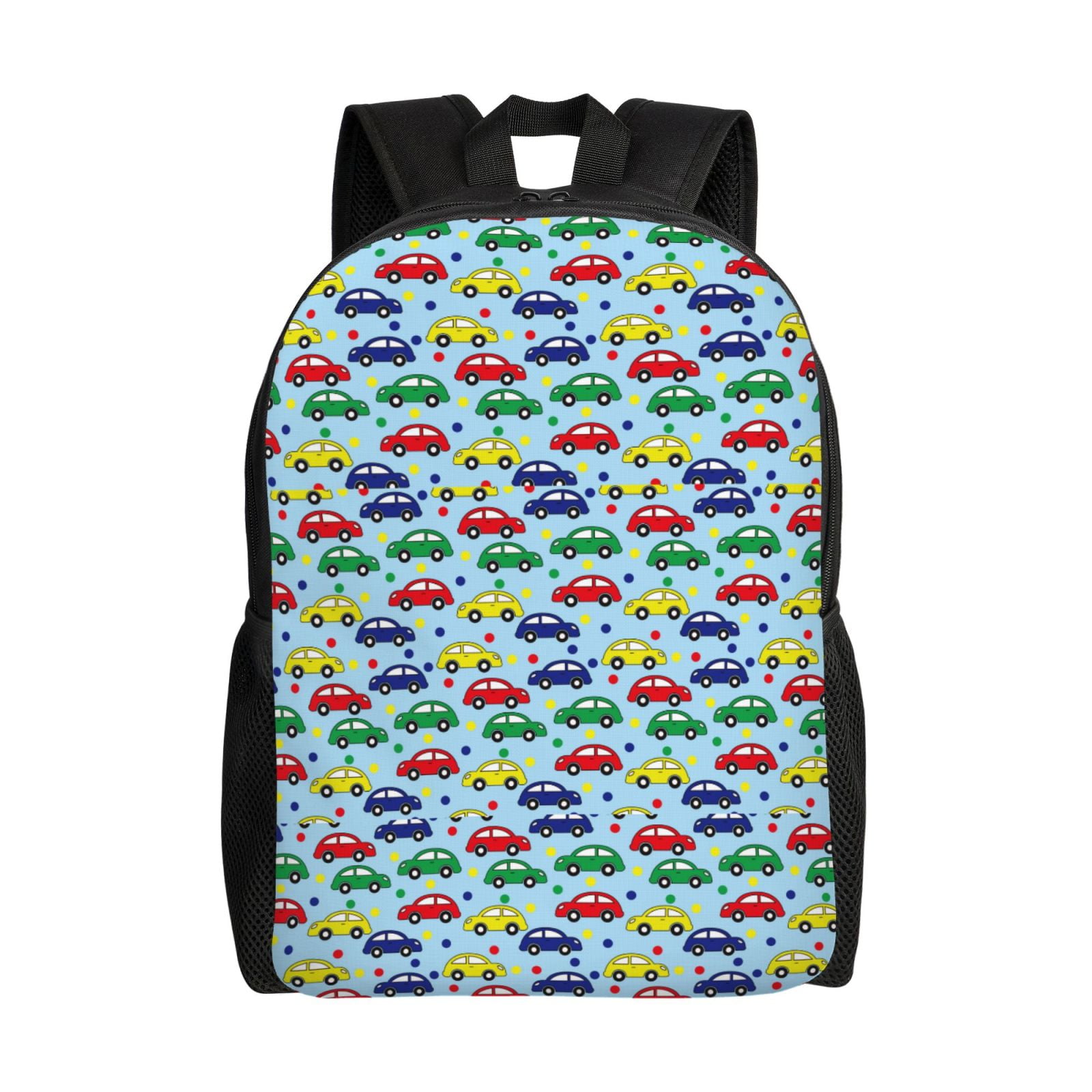 Xecao Transport Print School Backpack with Laptop Compartment Small ...