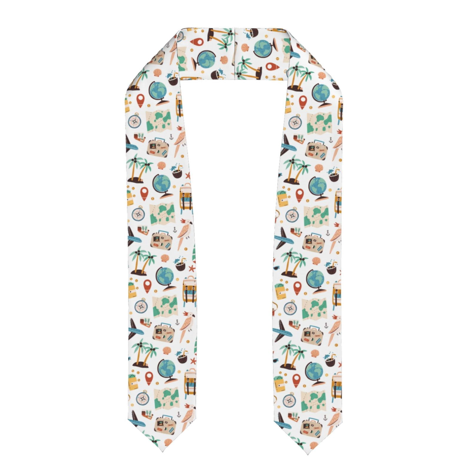 Xecao Travel1 Print Graduation Shawl Stole Honor Stole Adult 72 ...
