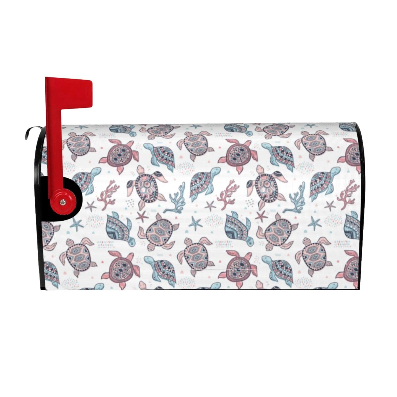 Xecao Tribal Style Turtle for Mailbox Cover with Magnetic Strips ...