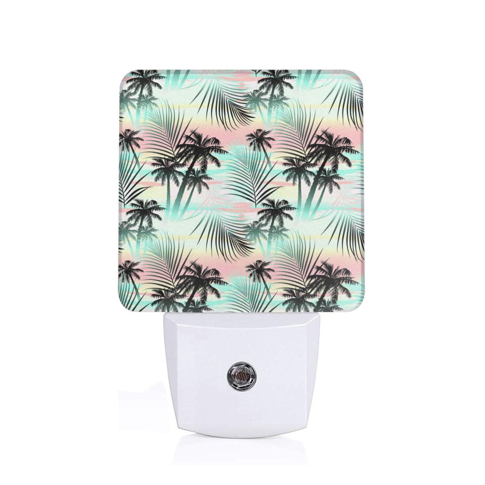 Xecao Tropical Summer Palm for Night Light - a Wall-mounted LED Fixture ...