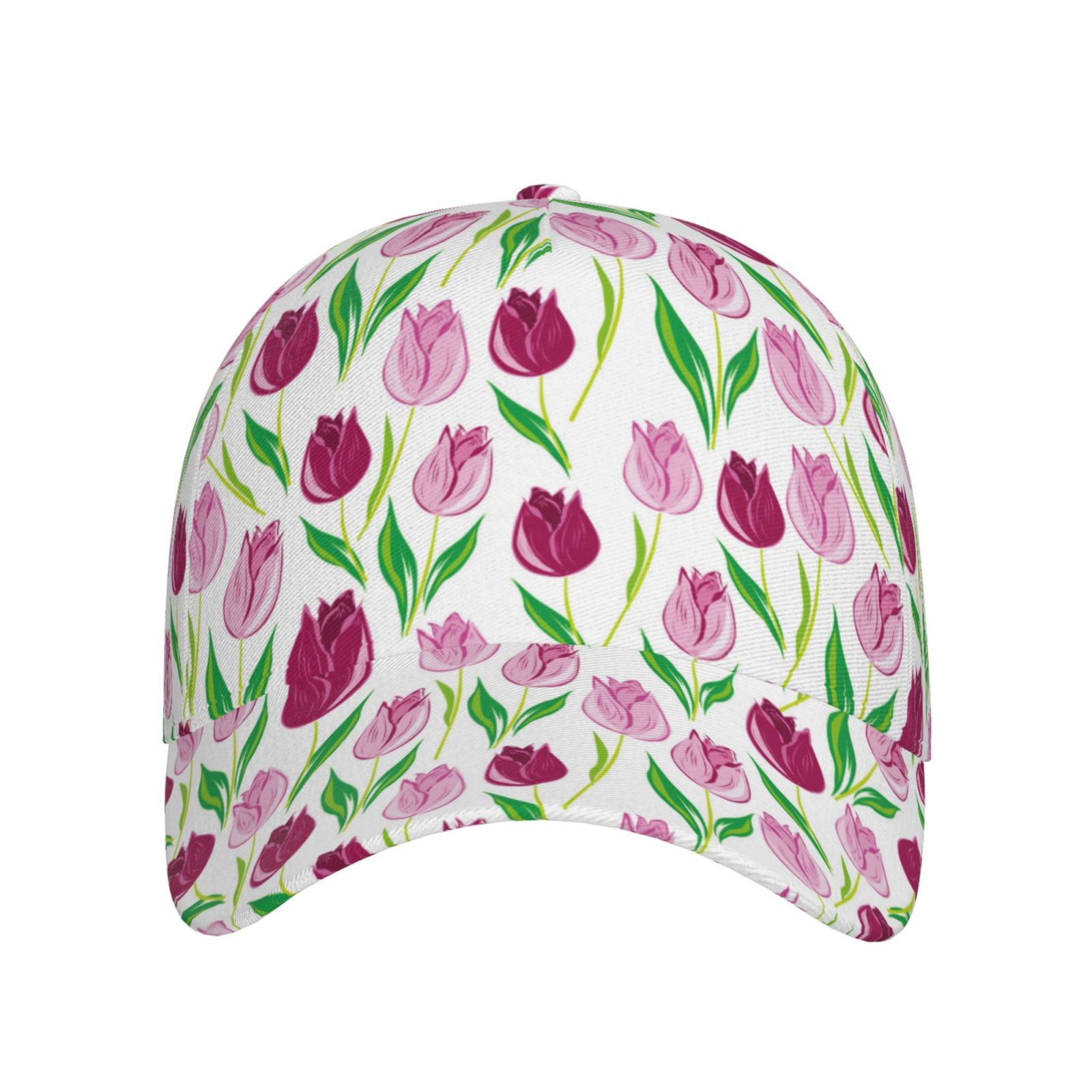Xecao Tulips Flowers for Baseball Cap: Unisex, crafted from classic ...