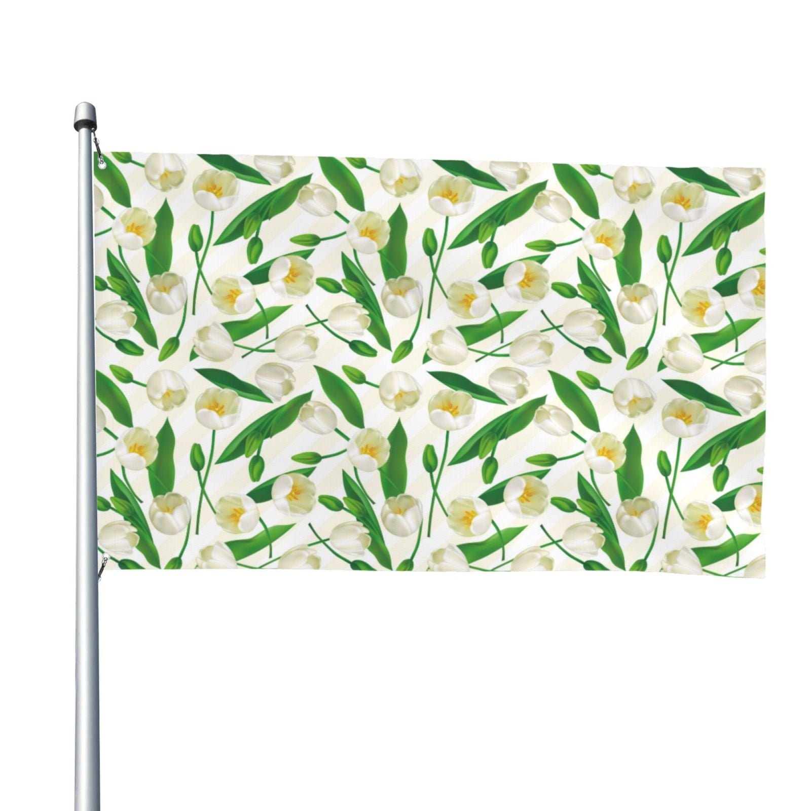 Xecao Tulips Flowers for Longest Lasting Flag, Made From Polyester, UV ...