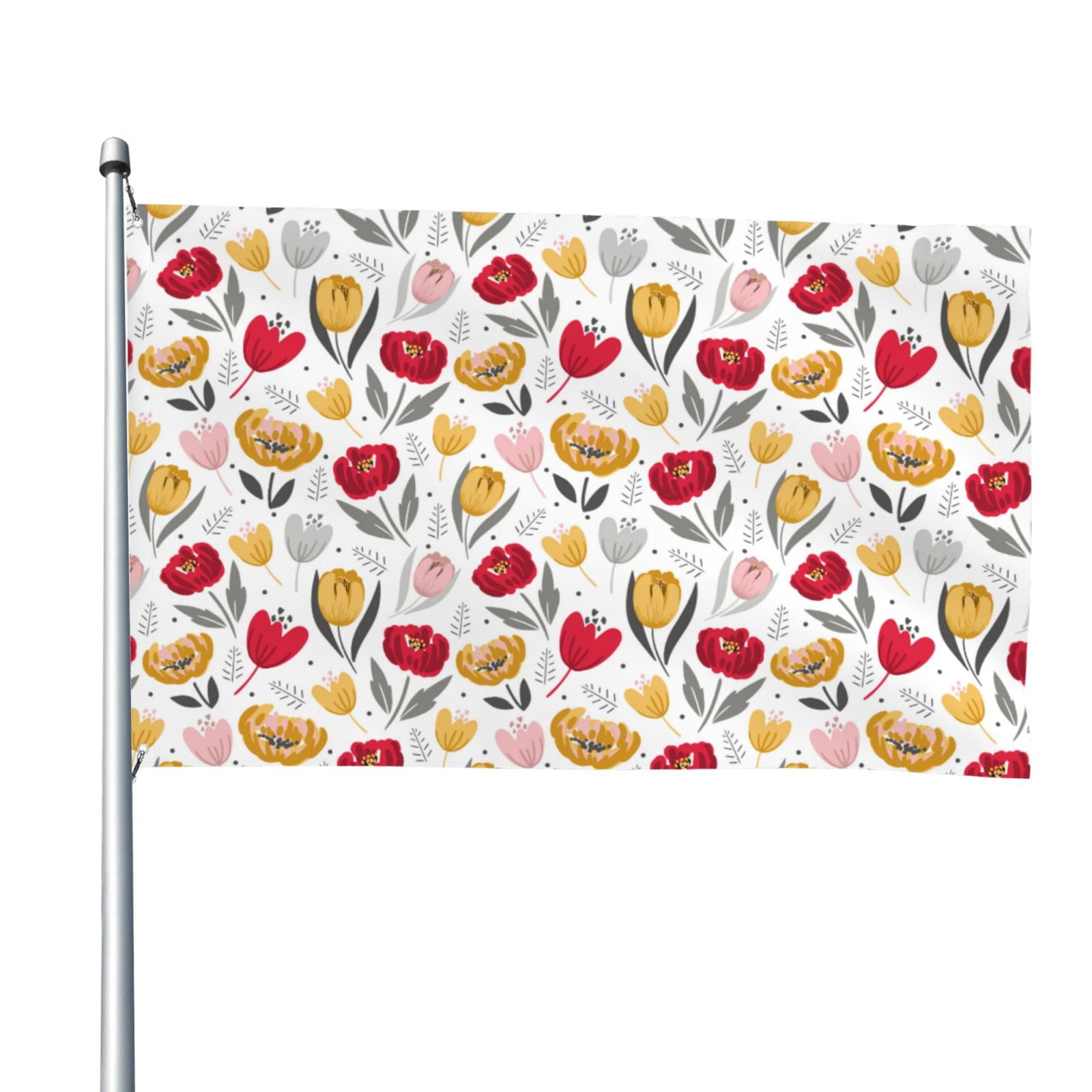 Xecao Tulips Flowers for Longest Lasting Flag, Made From Polyester, UV ...