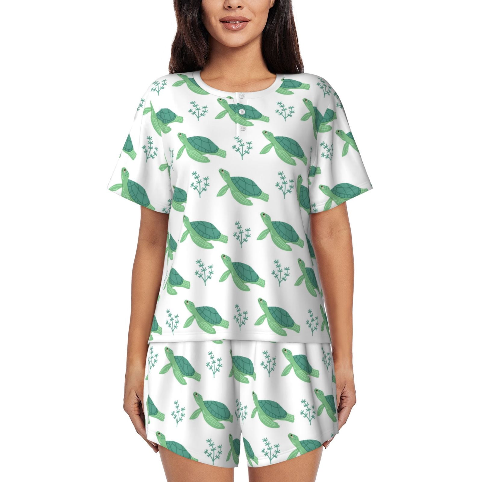 Xecao Turtle print Swimsuit for women, Summer-ready, sporty style.Quick ...