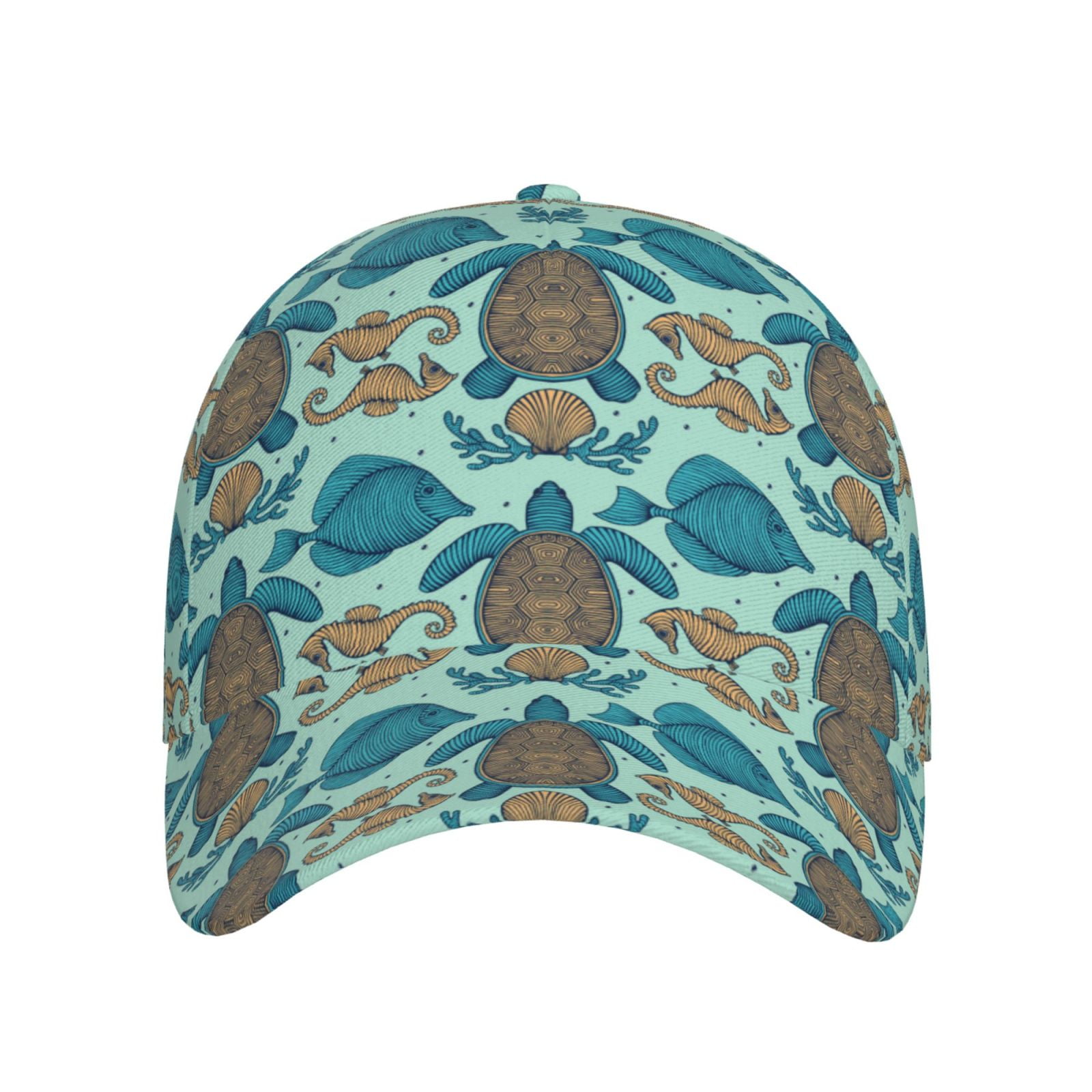 Xecao Turtles And Seahorses for Baseball Cap: Unisex, crafted from ...