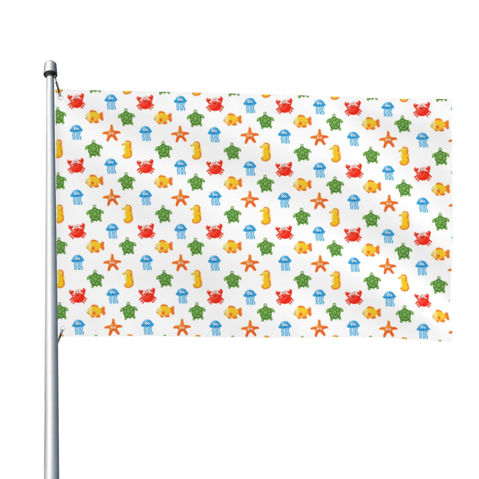 Xecao Undersea Animals for Longest Lasting Flag, Made From Polyester ...