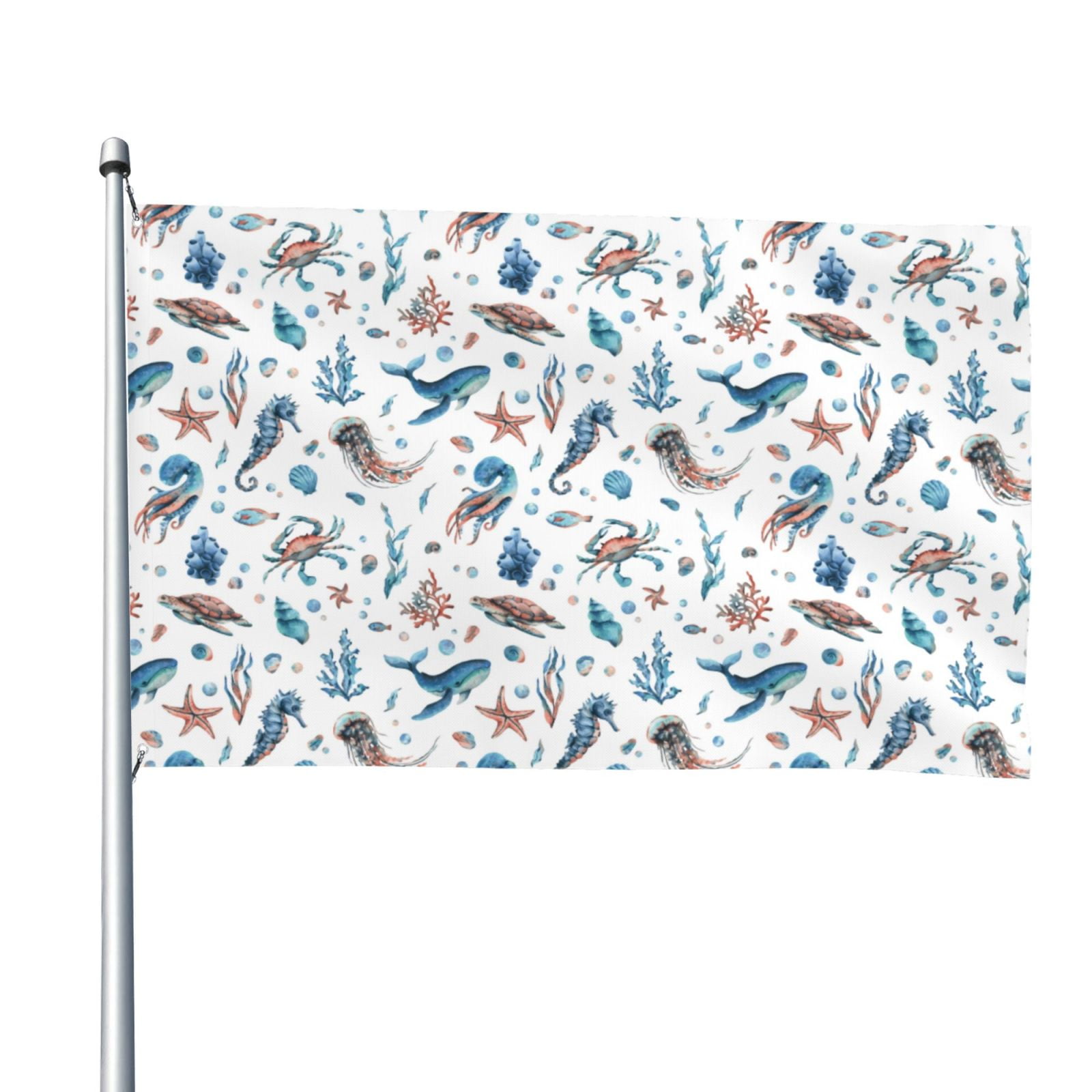 Xecao Undersea Animals for Longest Lasting Flag, Made From Polyester ...